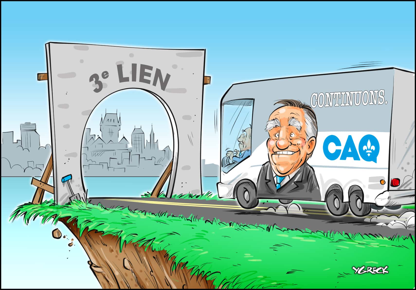 La caricature d'Ygreck | Le Journal de Québec