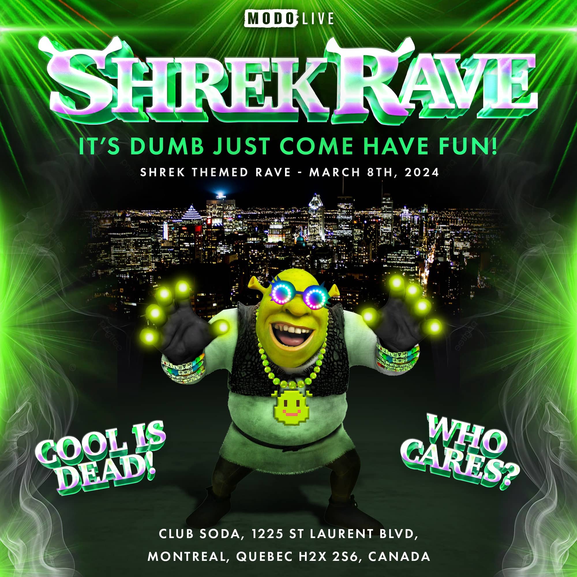 Shrek débarque à Montréal TRÈS bientôt pour vous faire vivre une fête ...