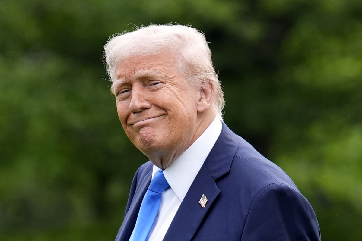 Trump publie un portrait de lui habillé en pape | TVA Nouvelles