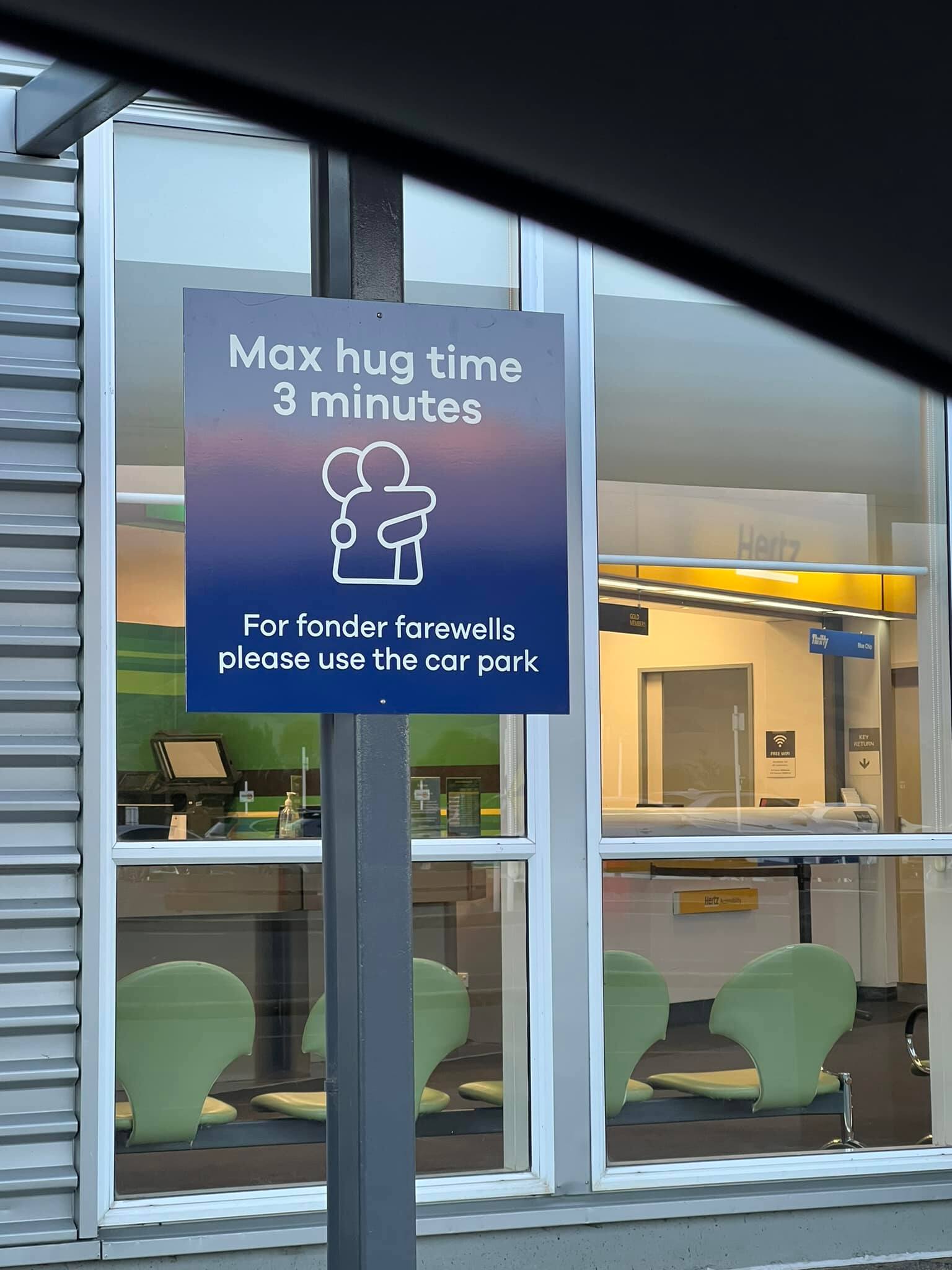 Hugs lasting more than 3 minutes are prohibited at this airport - Paudal