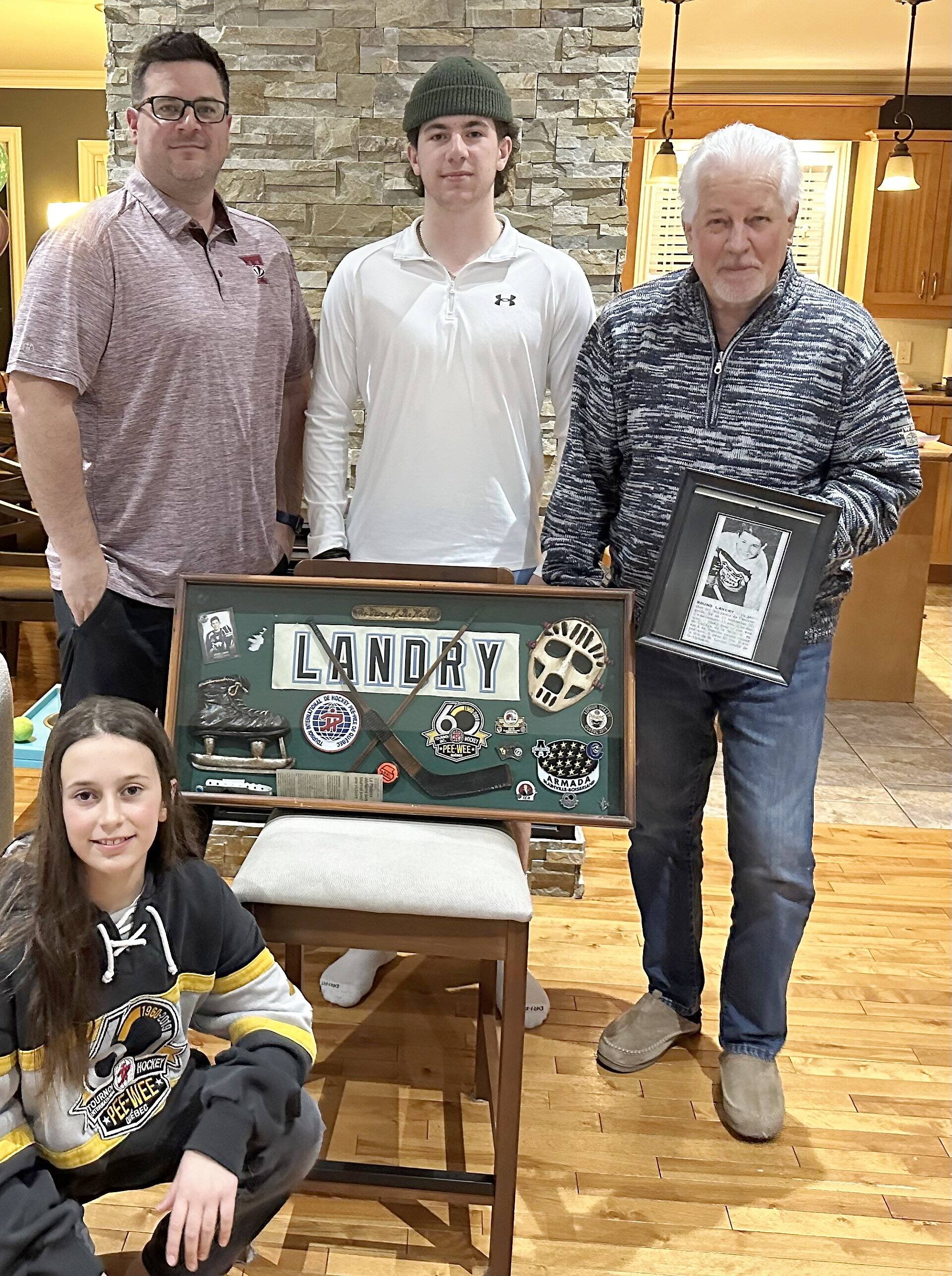 La quatrième membre de sa lignée au Tournoi pee-wee... 62 ans après ...