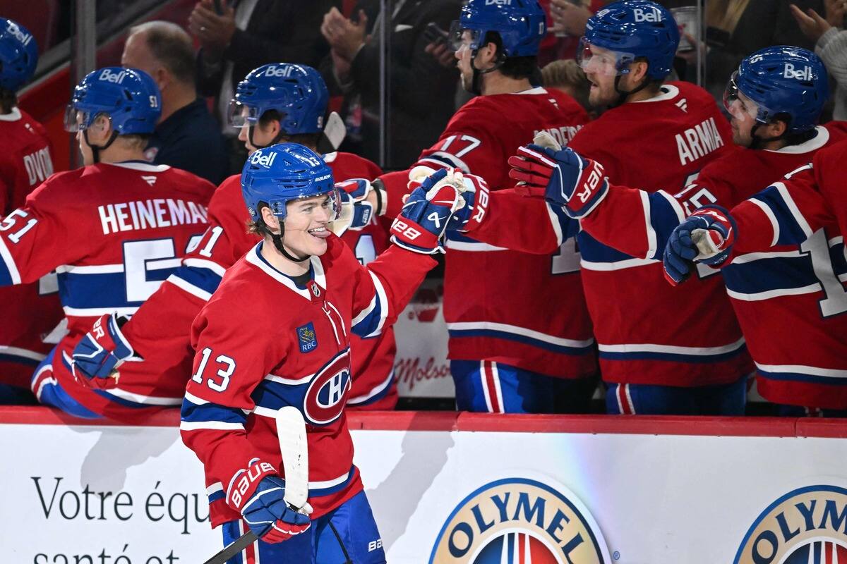 Huit buts en neuf matchs: Cole Caufield connaît le meilleur début de ...