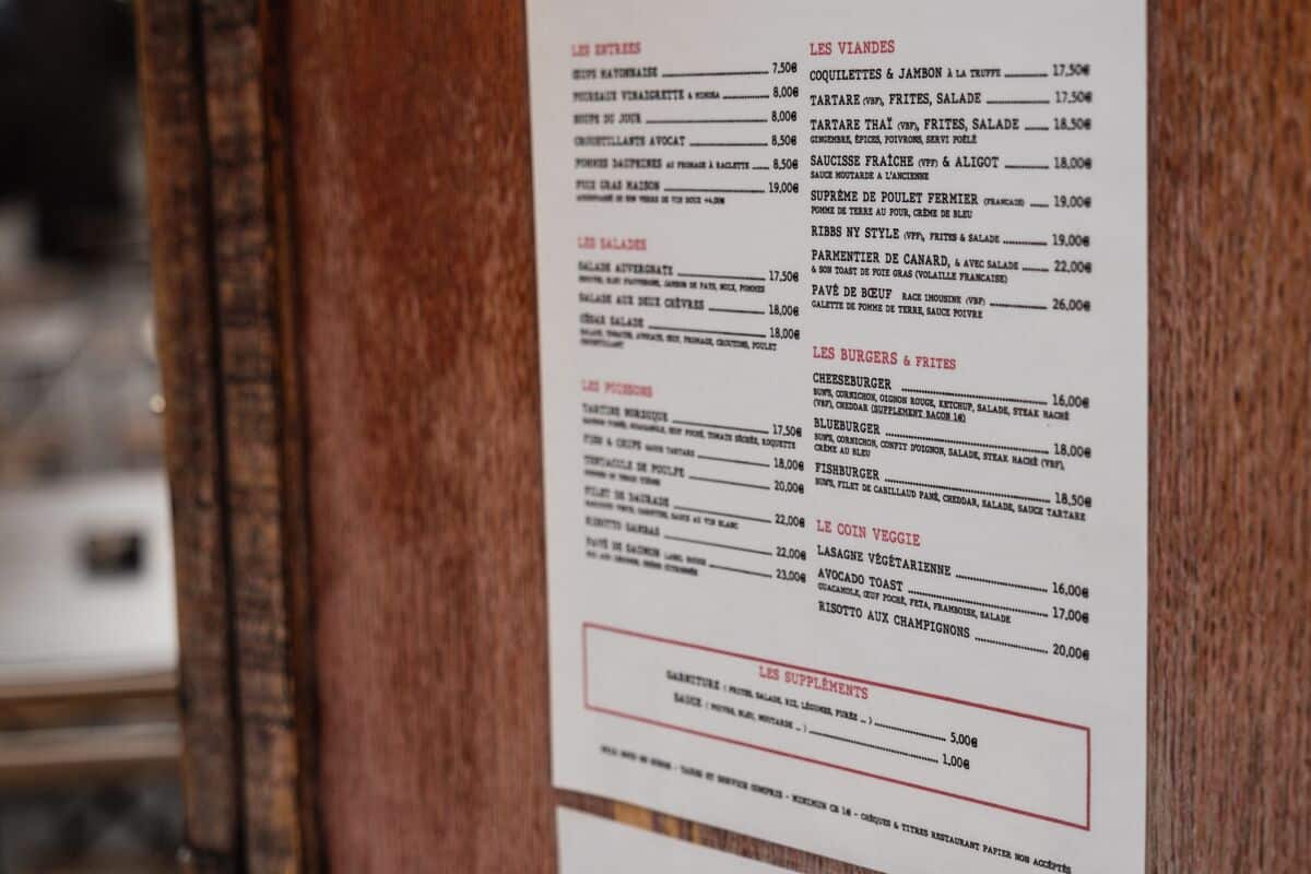 Voici 5 façons de concevoir un menu qui vous font dépenser plus d ...