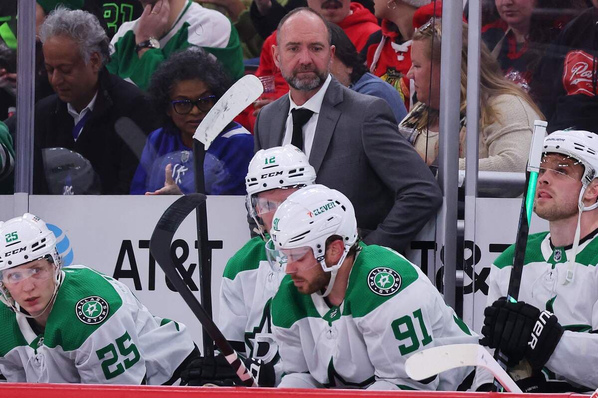 "Dallas Stars Coach Peter DeBoer on Holding Practice After Tragic Allen ...