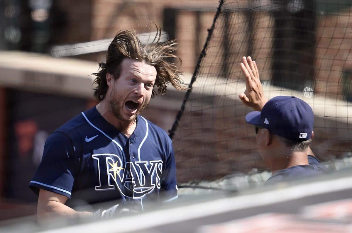 Brett Phillips frappe un grand chelem pour les Rays | JDM