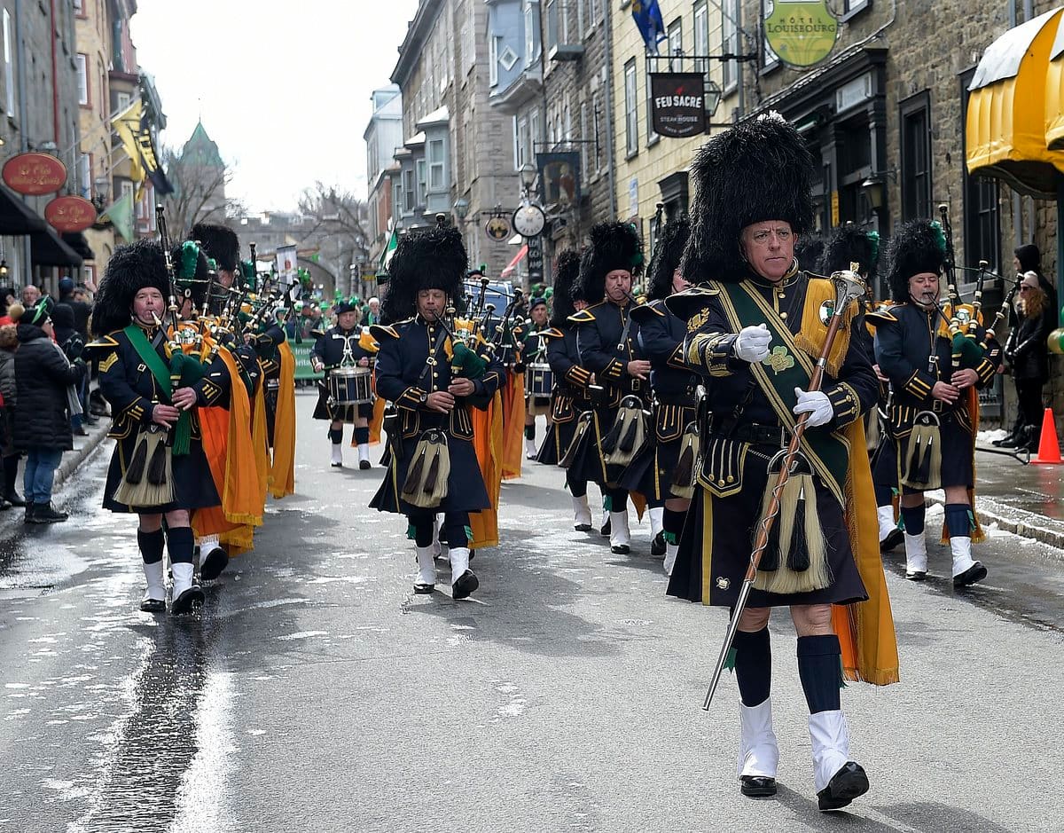 Défilé de la Saint-Patrick: les cornemuses de retour dans les rues de Québec | JDQ