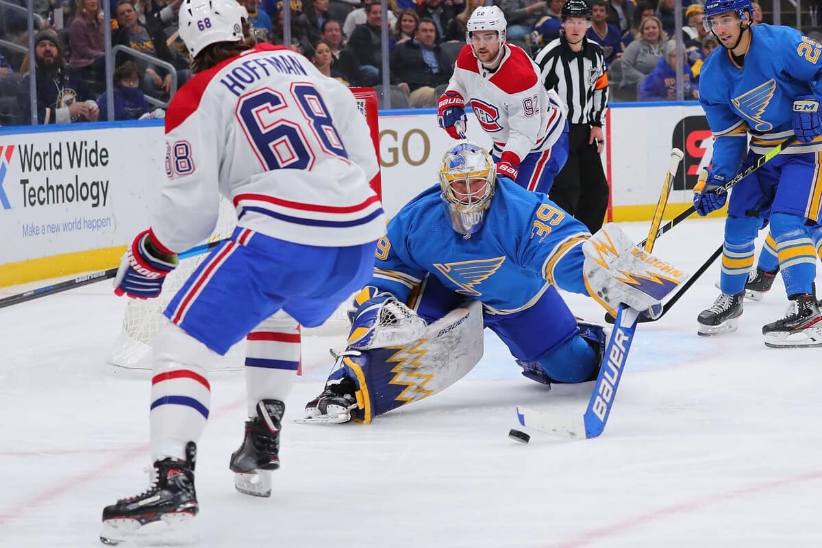 Blues: un record d'équipe pour Charlie Lindgren | JDQ