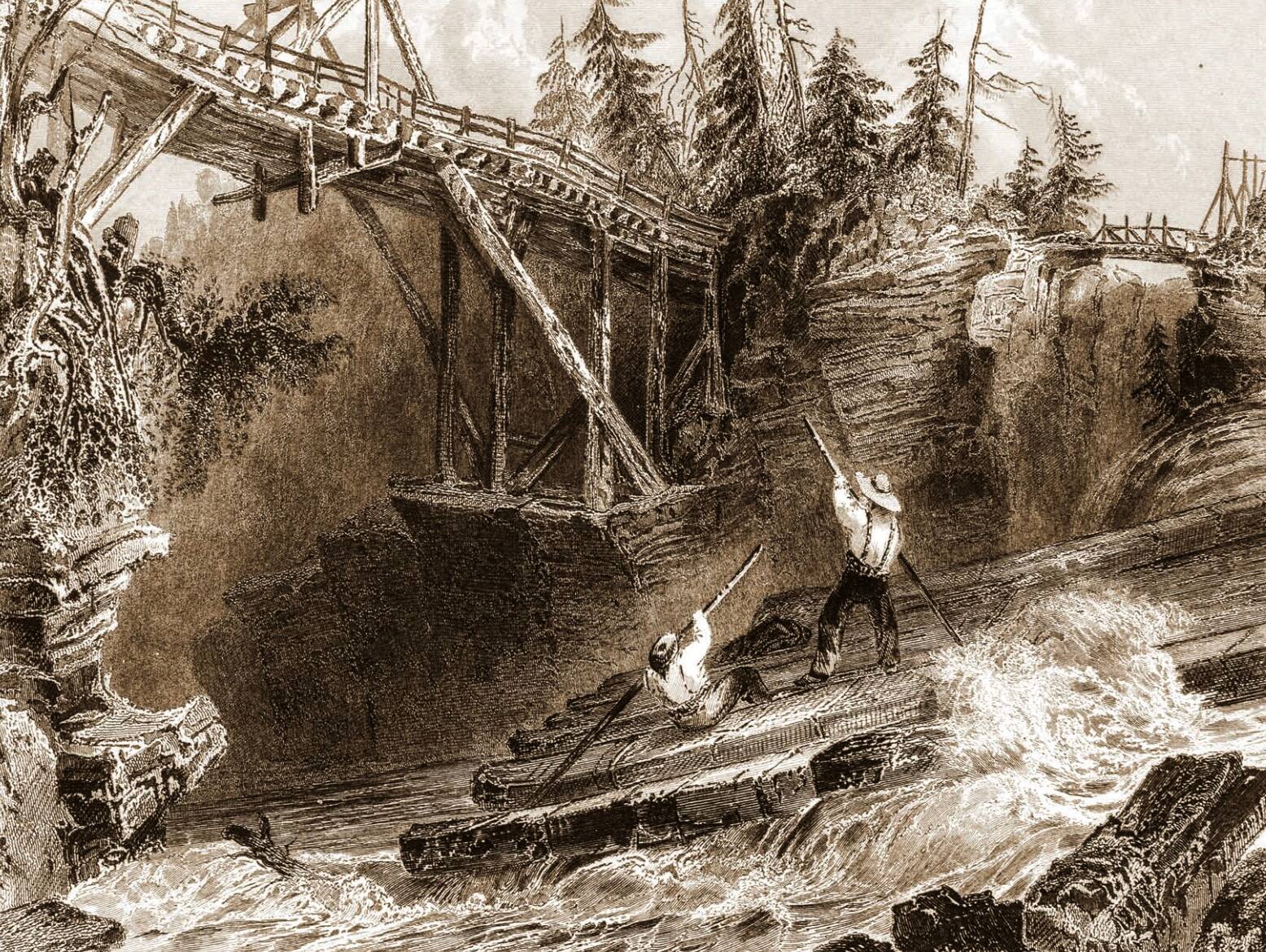 Deux passionnés d’histoire font revivre l’époque des «raftsmen» | JDM