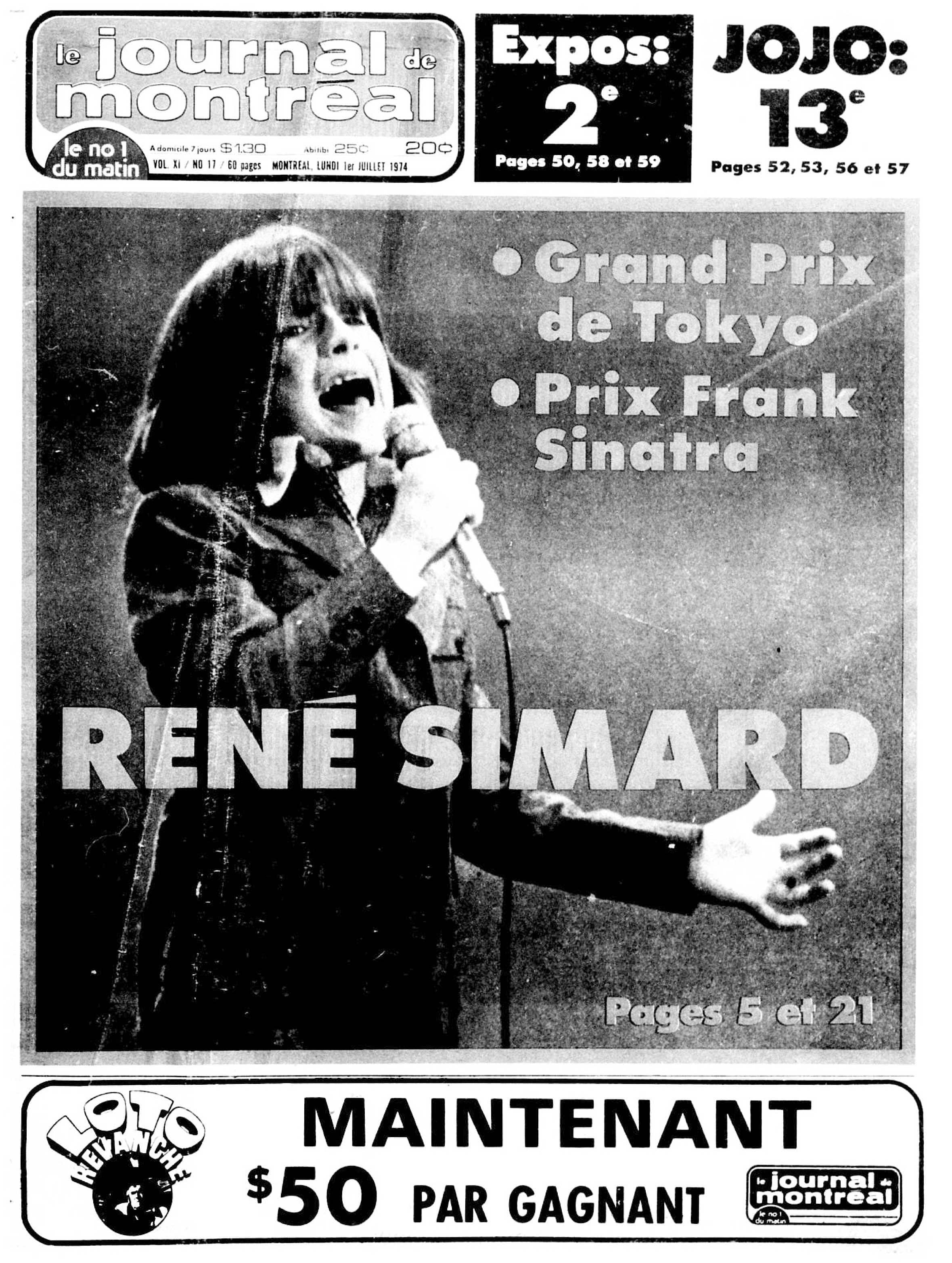 La carrière de René Simard en cinq photos souvenirs | JDQ