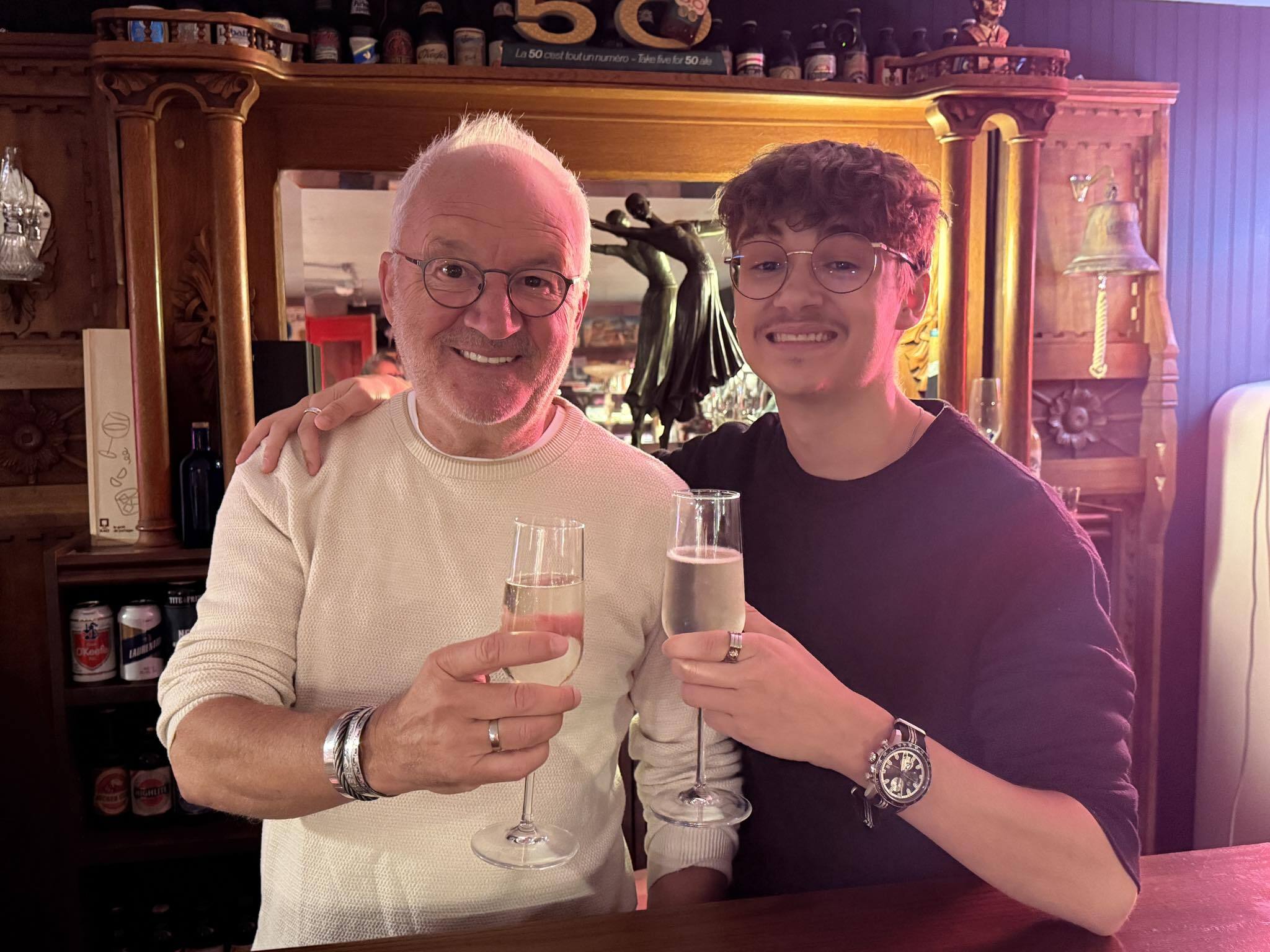 Michel Barrette encourage son fils qui s'embarque dans un projet assez ...