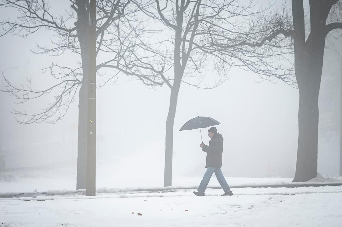 De la neige, de la pluie et du temps doux cette semaine à travers le ...