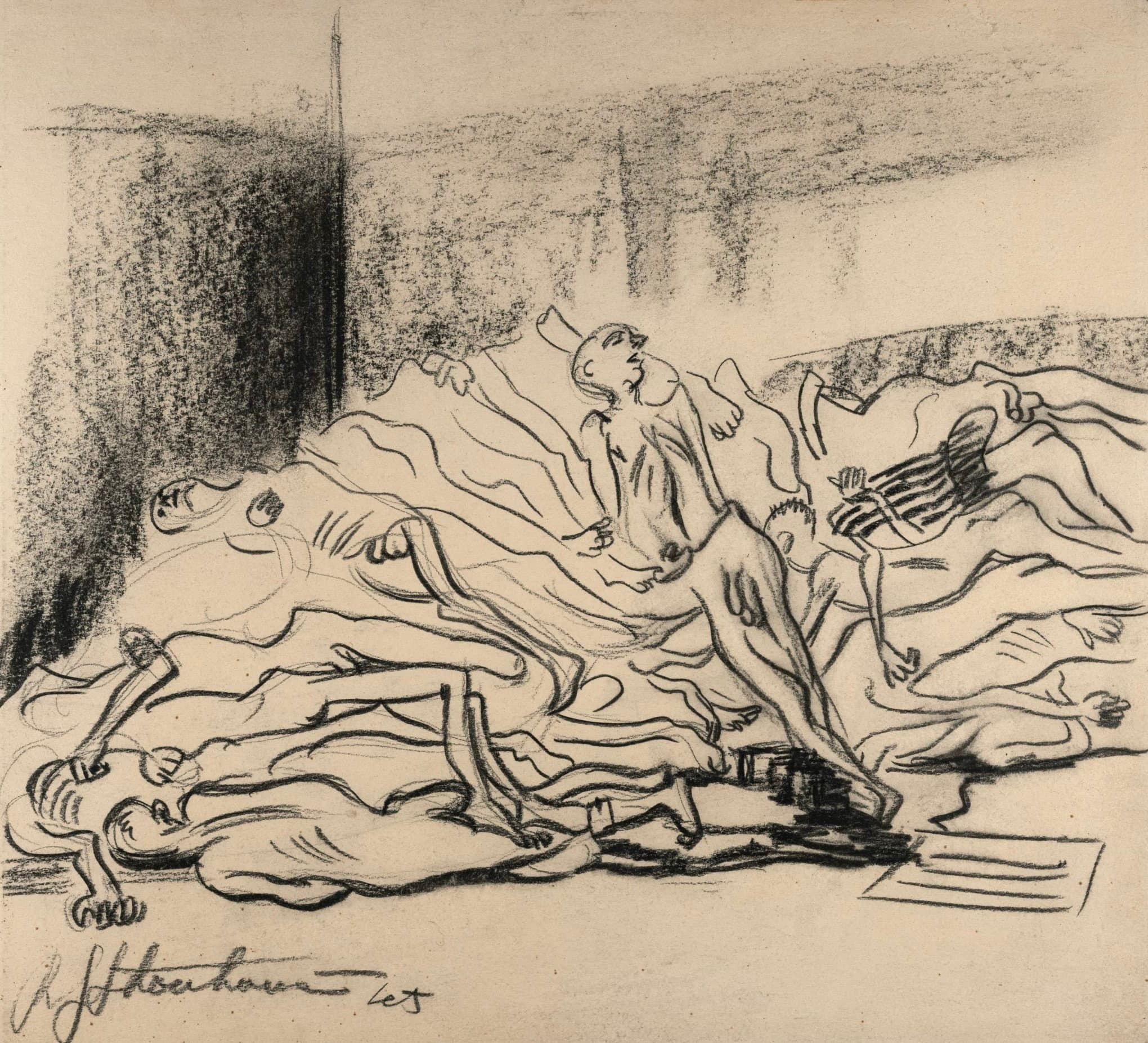 Deuxième Guerre mondiale : les dessins bouleversants d’un survivant de ...