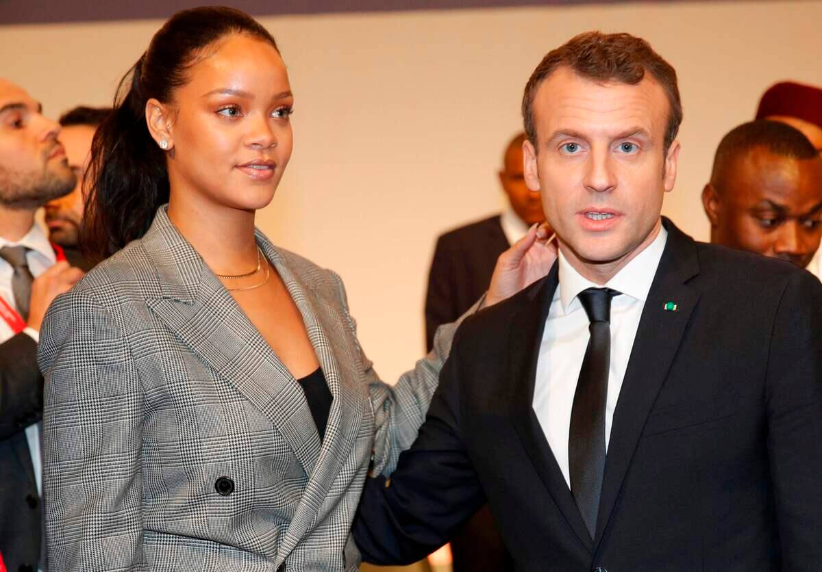 Rihanna et ASAP Rocky ont rencontré Emmanuel Macron avec Kendji Girac | JDM
