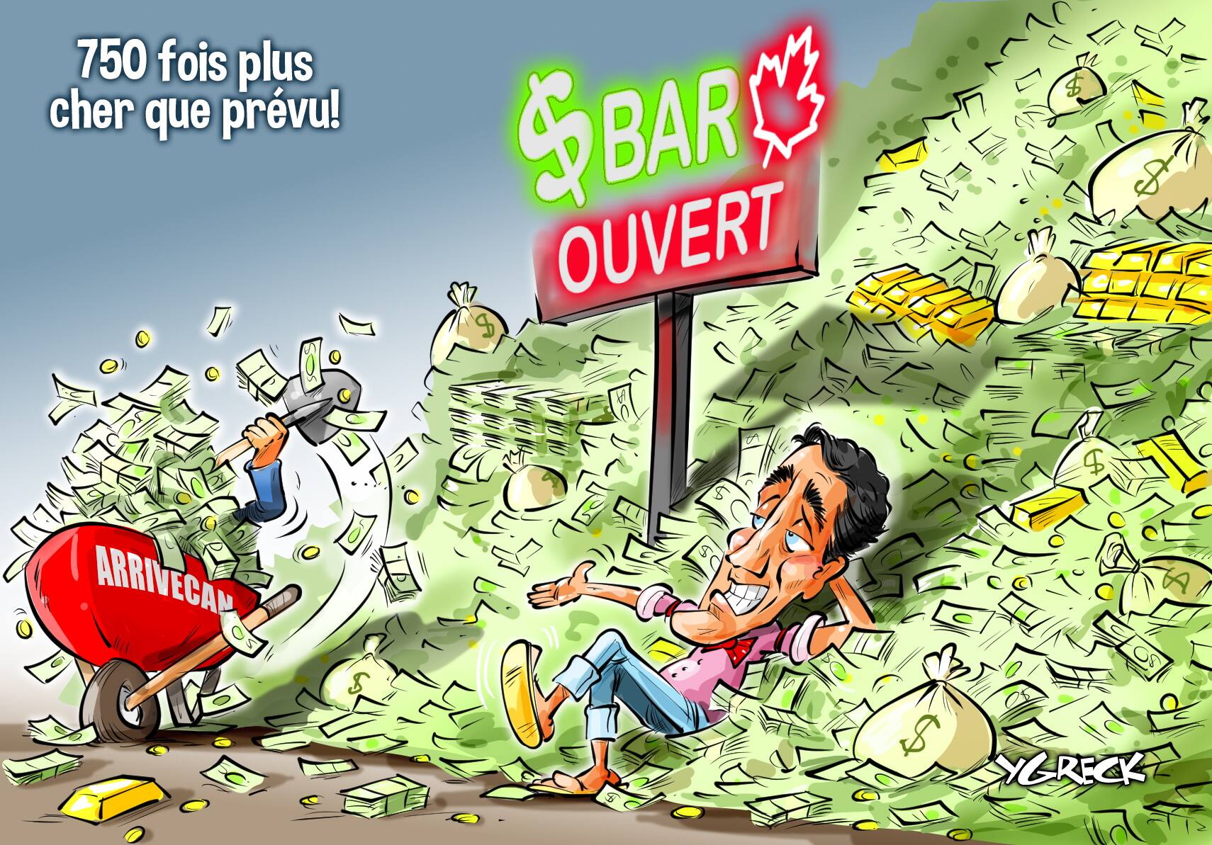 Ygreck souligne 25 ans de caricatures au «Journal» | JDQ