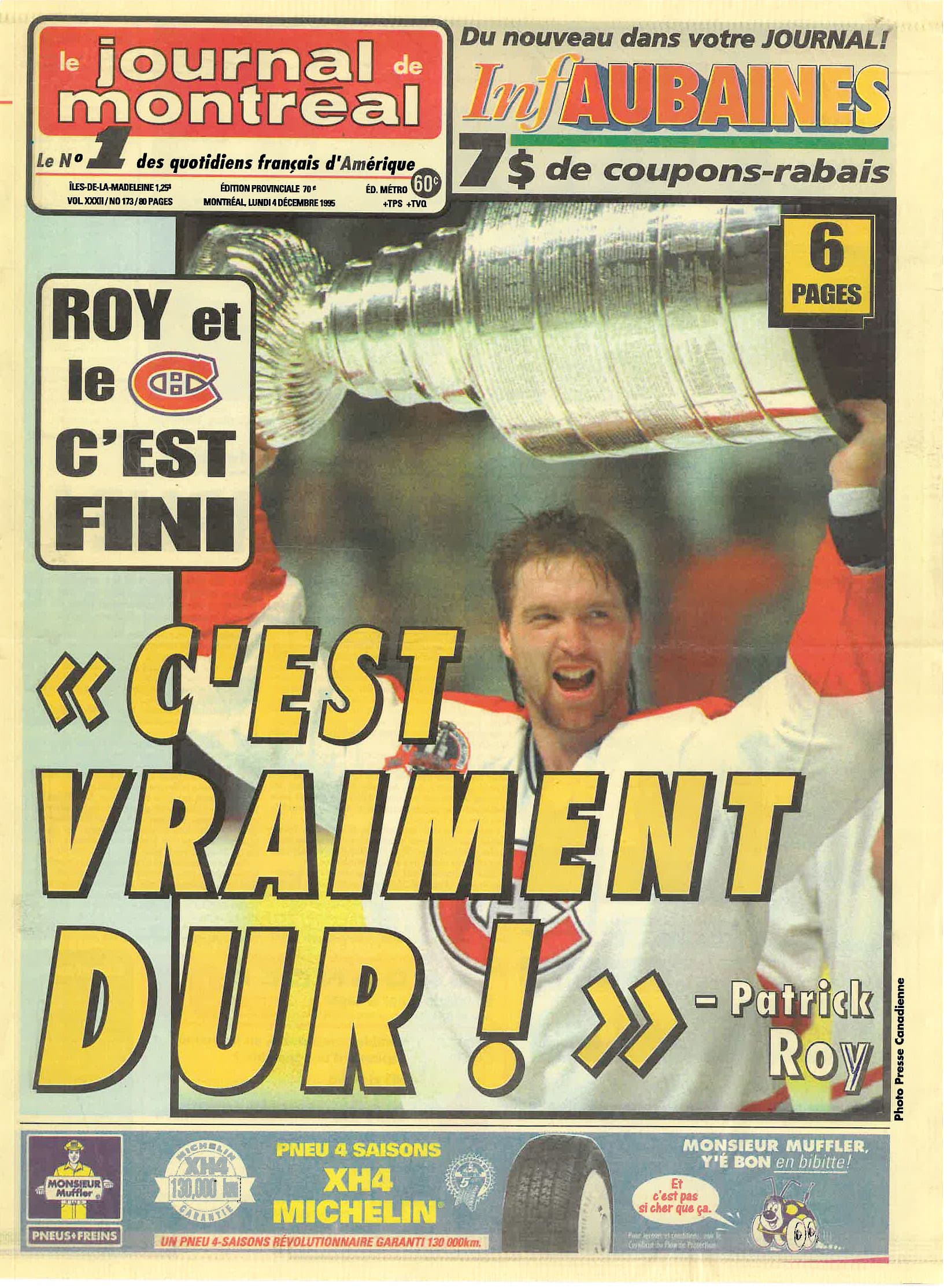 30 ans plus tard, dans les coulisses de l’échange de Patrick Roy - TVA ...