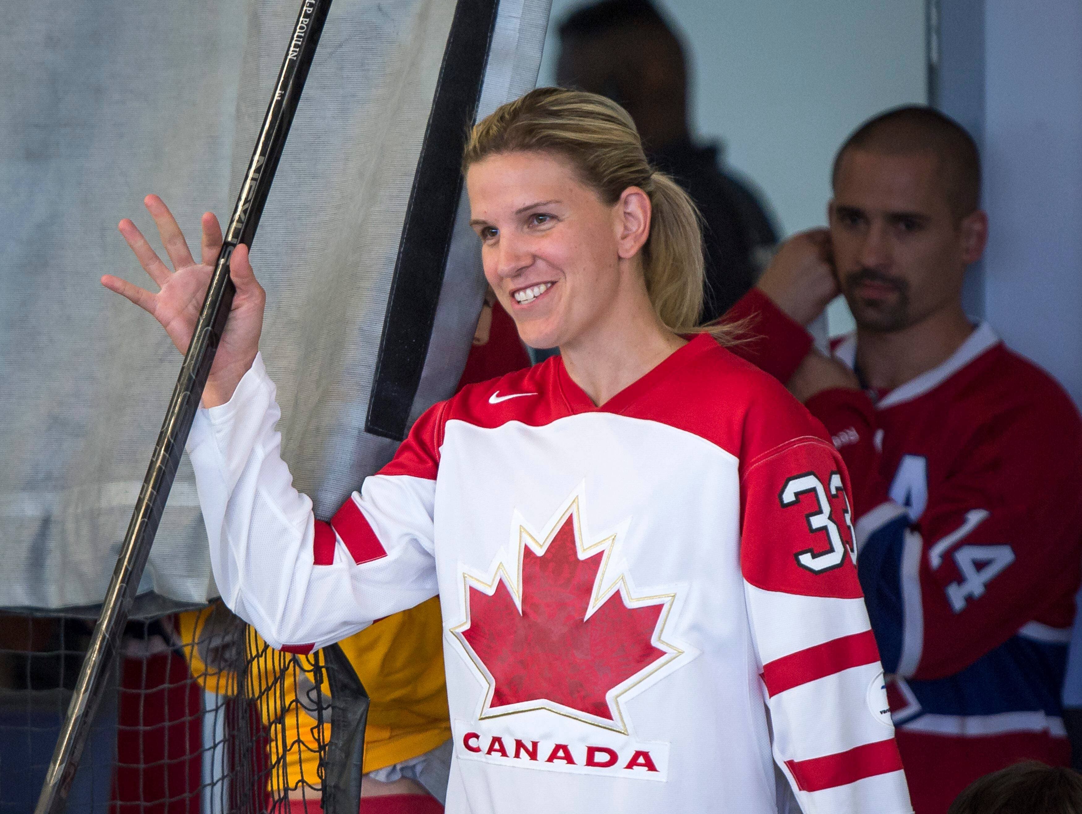 Guy LaFleur and Kim St-Pierre Honored by Hockey Canada