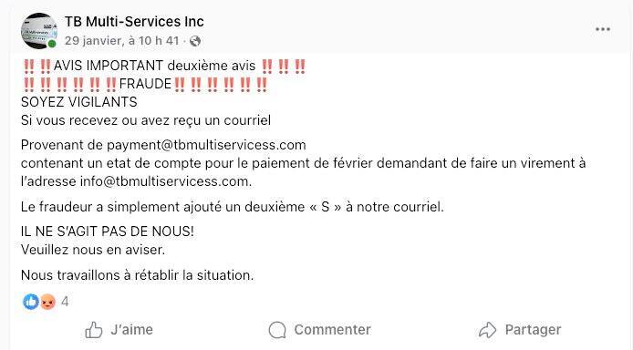 [PHOTOS] Vague de factures frauduleuses remises aux clients de ...