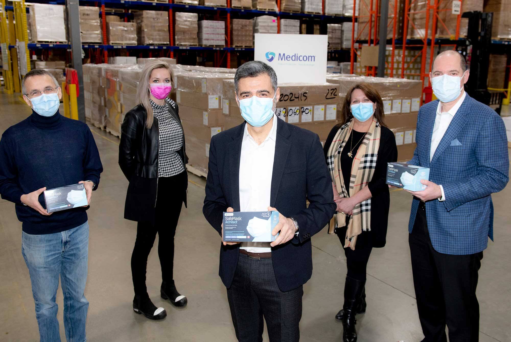 Medicom offre un demi-million de masques aux Banques alimentaires du ...