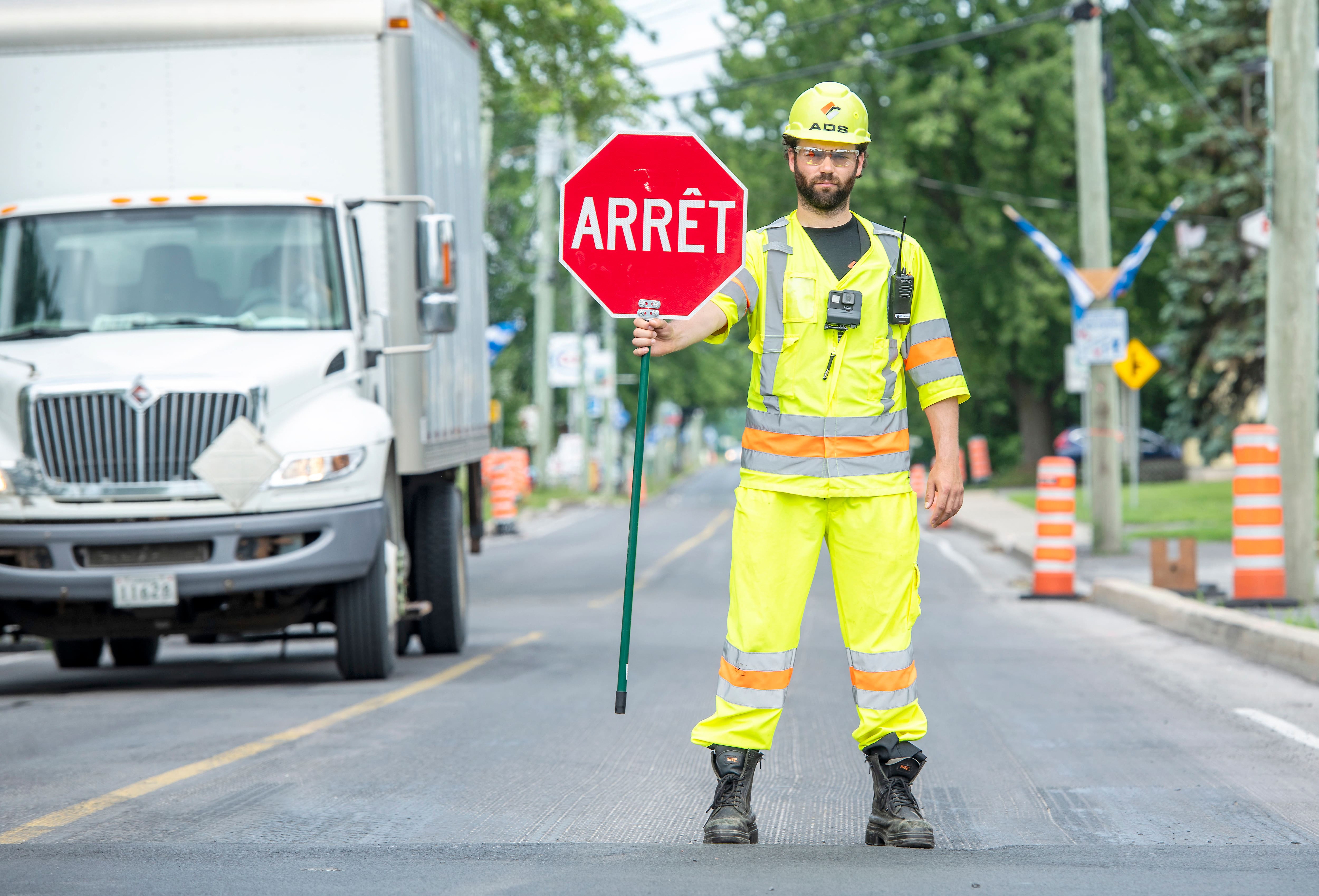 Sécurité routière: huit (pénibles) journées dans la peau d’un signaleur ...
