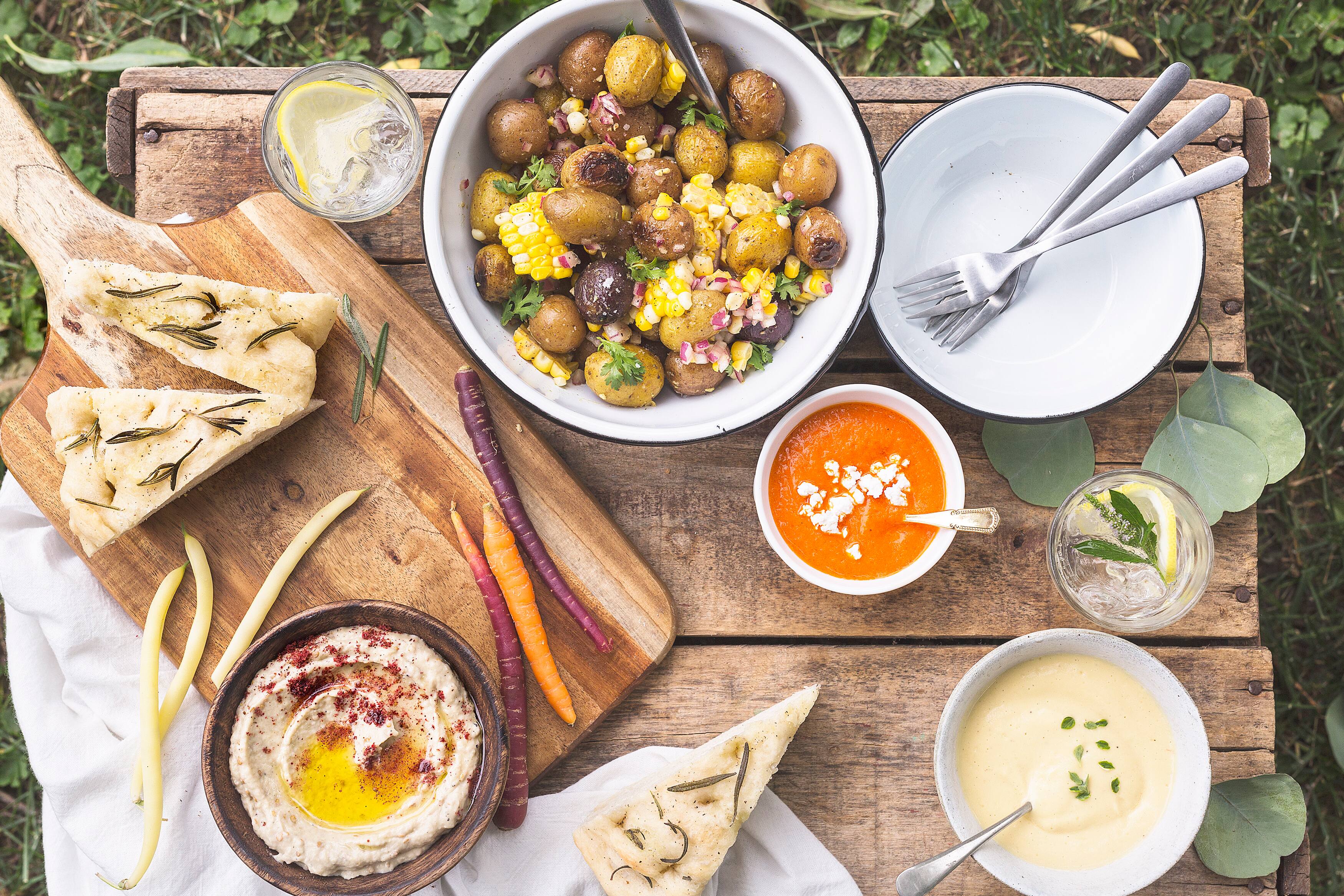 Salade de grelots et maïs au charbon de bois | JDM