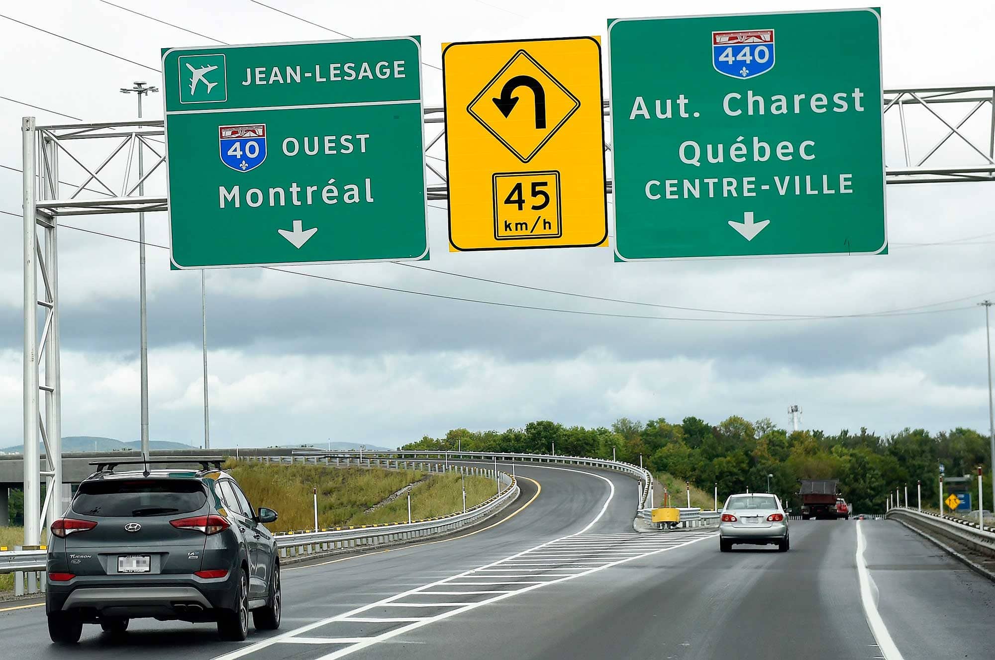 Les panneaux du MTQ causent de la confusion sur Henri-IV | JDQ
