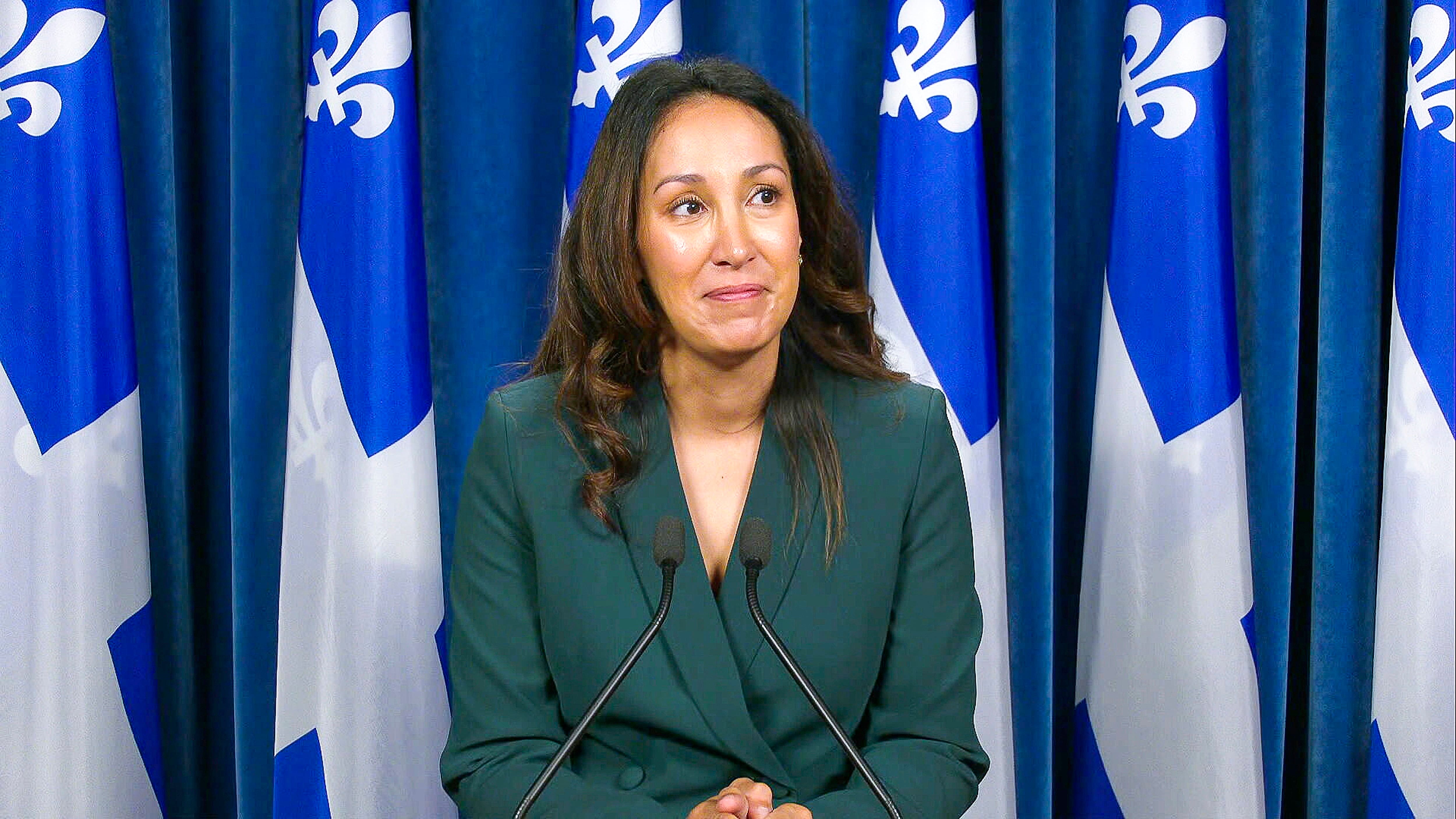 Première déclaration depuis la crise au PLQ: Marwah Rizqy reste campée ...