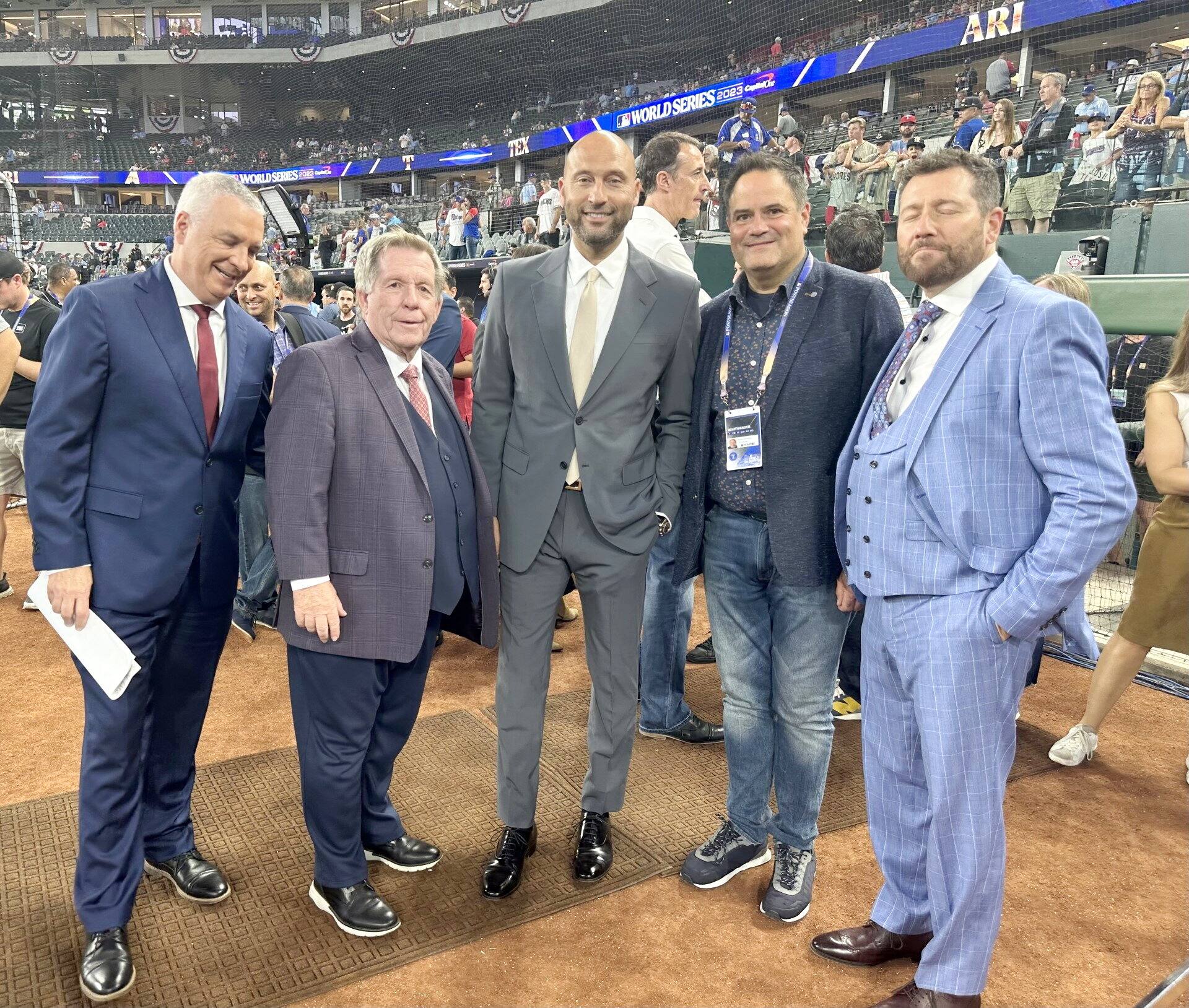 Derek Jeter qui me propose de décrire le match en français, Bruce Bochy ...