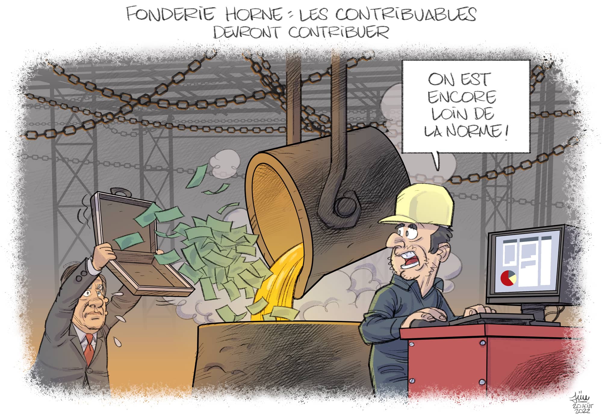 La caricature de Julien Dufour | Le Journal de Montréal