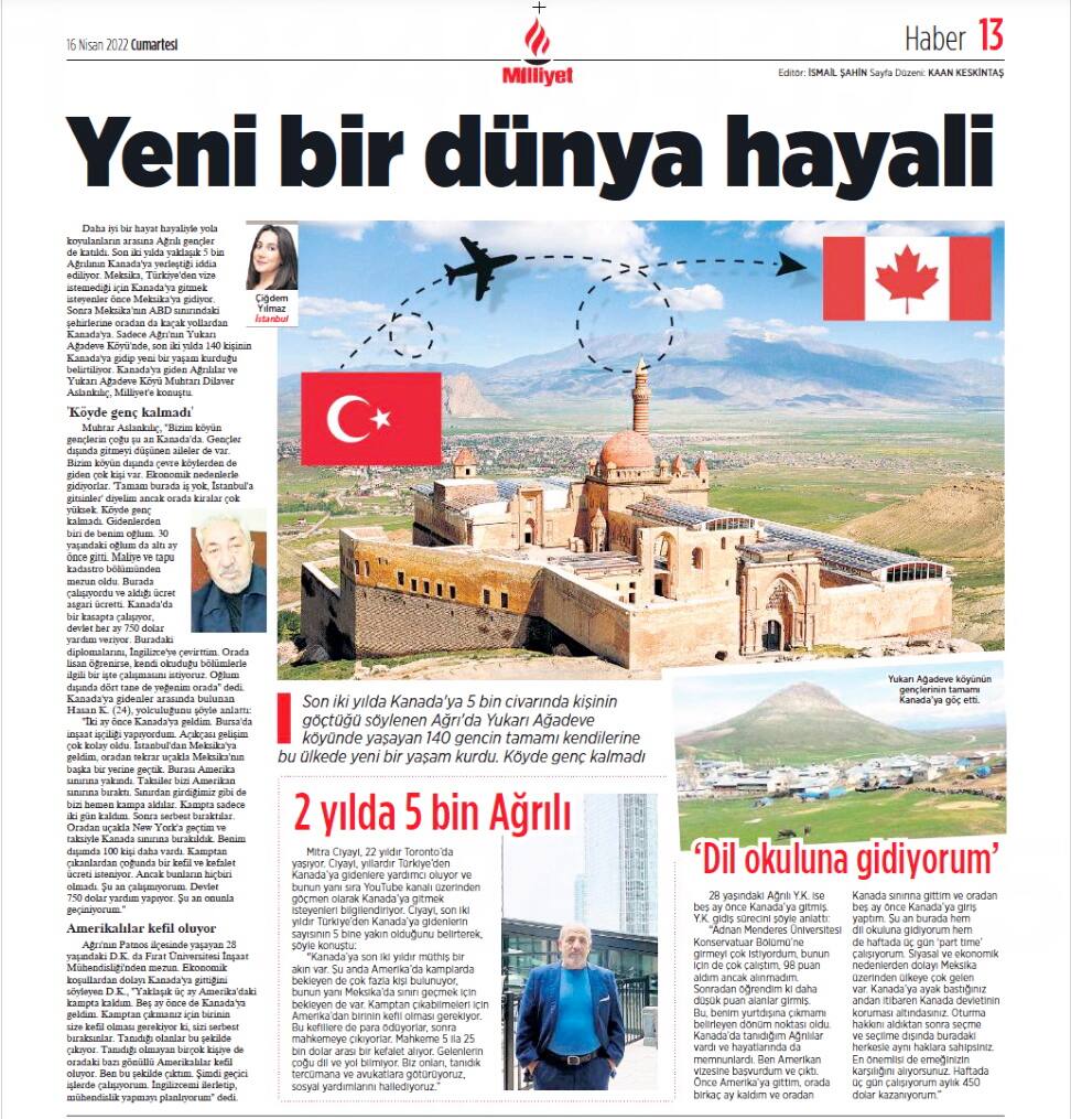 Le nombre de Turcs a bondi au chemin Roxham depuis 2 ans | JDM