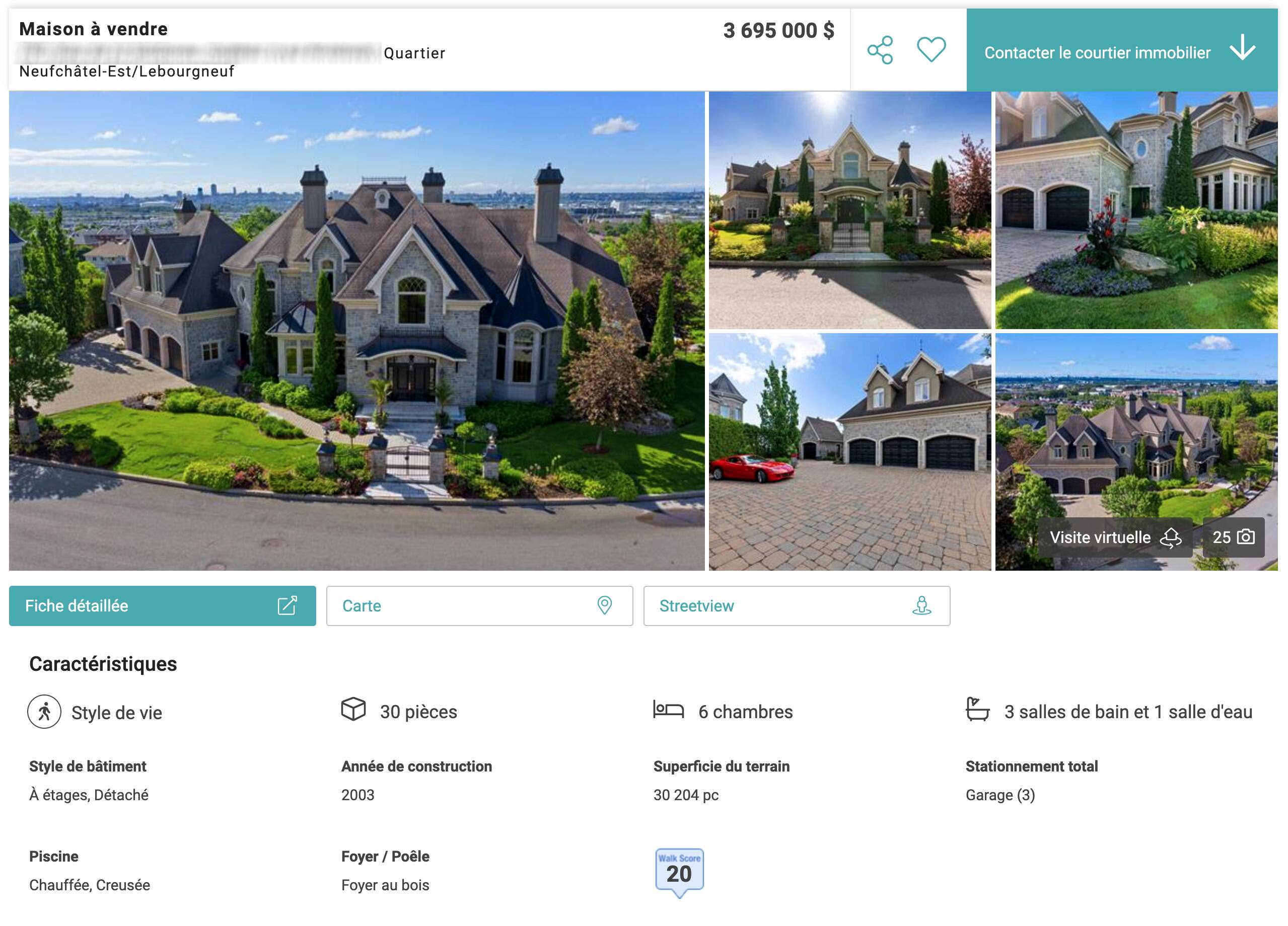 Groupe Huot: la maison du promoteur Stéphan Huot à vendre pour 3,7 M$ | JDQ
