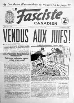 Le premier ministre Bennett finançait le leader fasciste Adrien Arcand ...