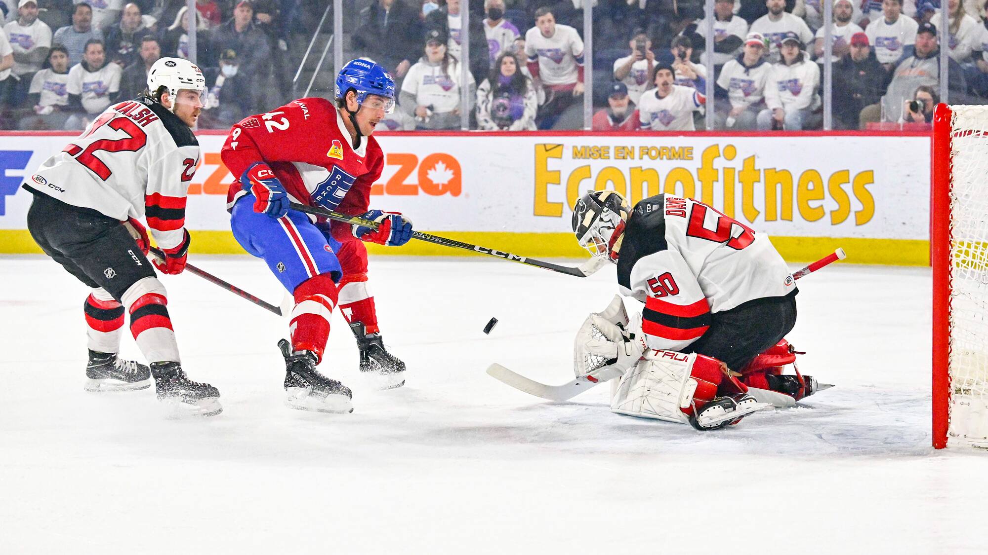 Premier match des séries éliminatoires: le Rocket est blanchi par les ...