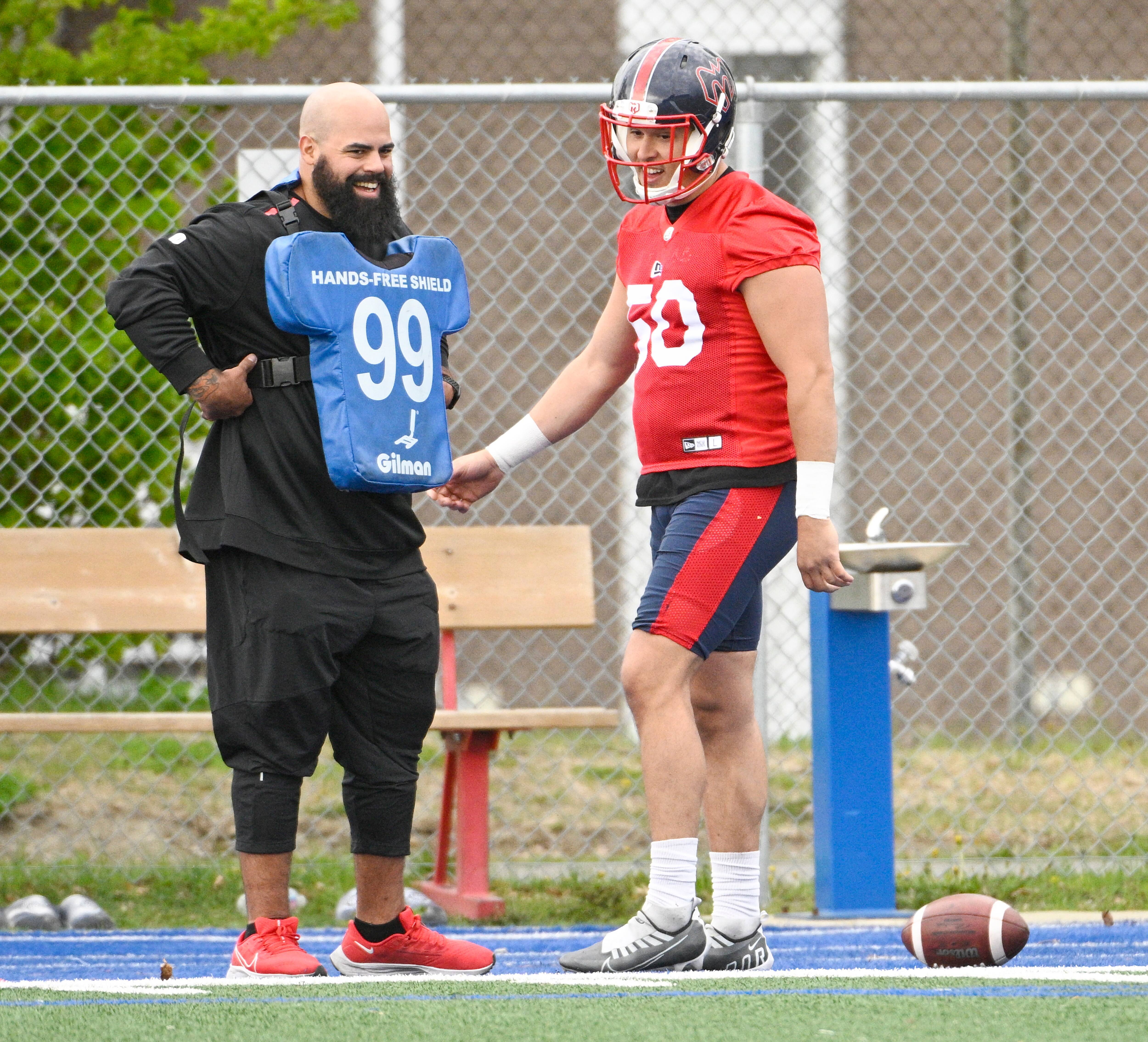 Les Alouettes à l’entraînement | Le Journal de Montréal