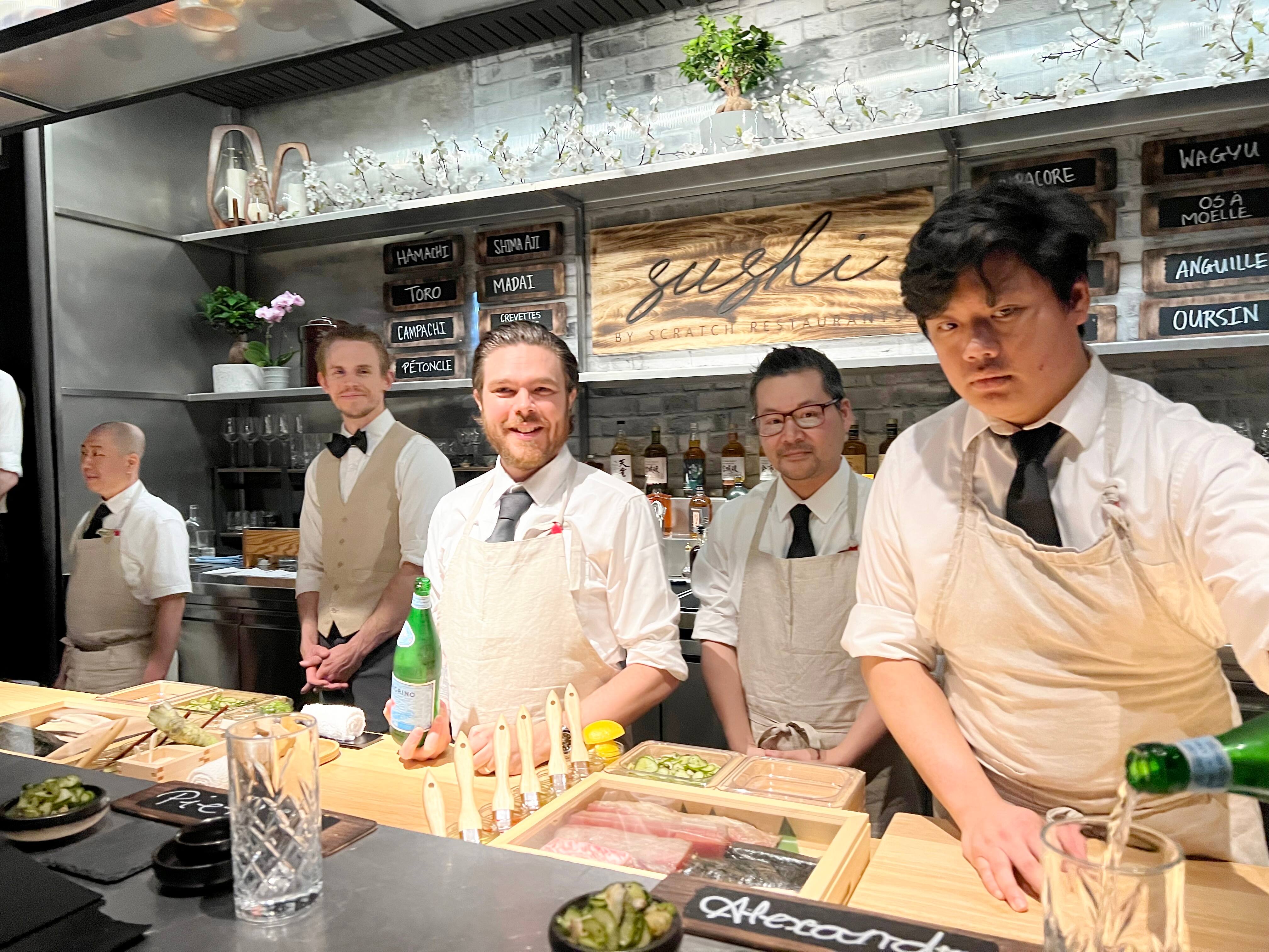 Sushi by Scratch : un vrai show de sushis dans un restaurant étoilé | JDM