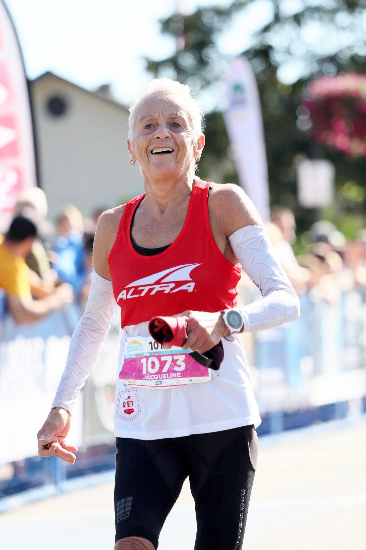 À 70 ans, Jacqueline Gareau, la plus grande marathonienne du Québec ...