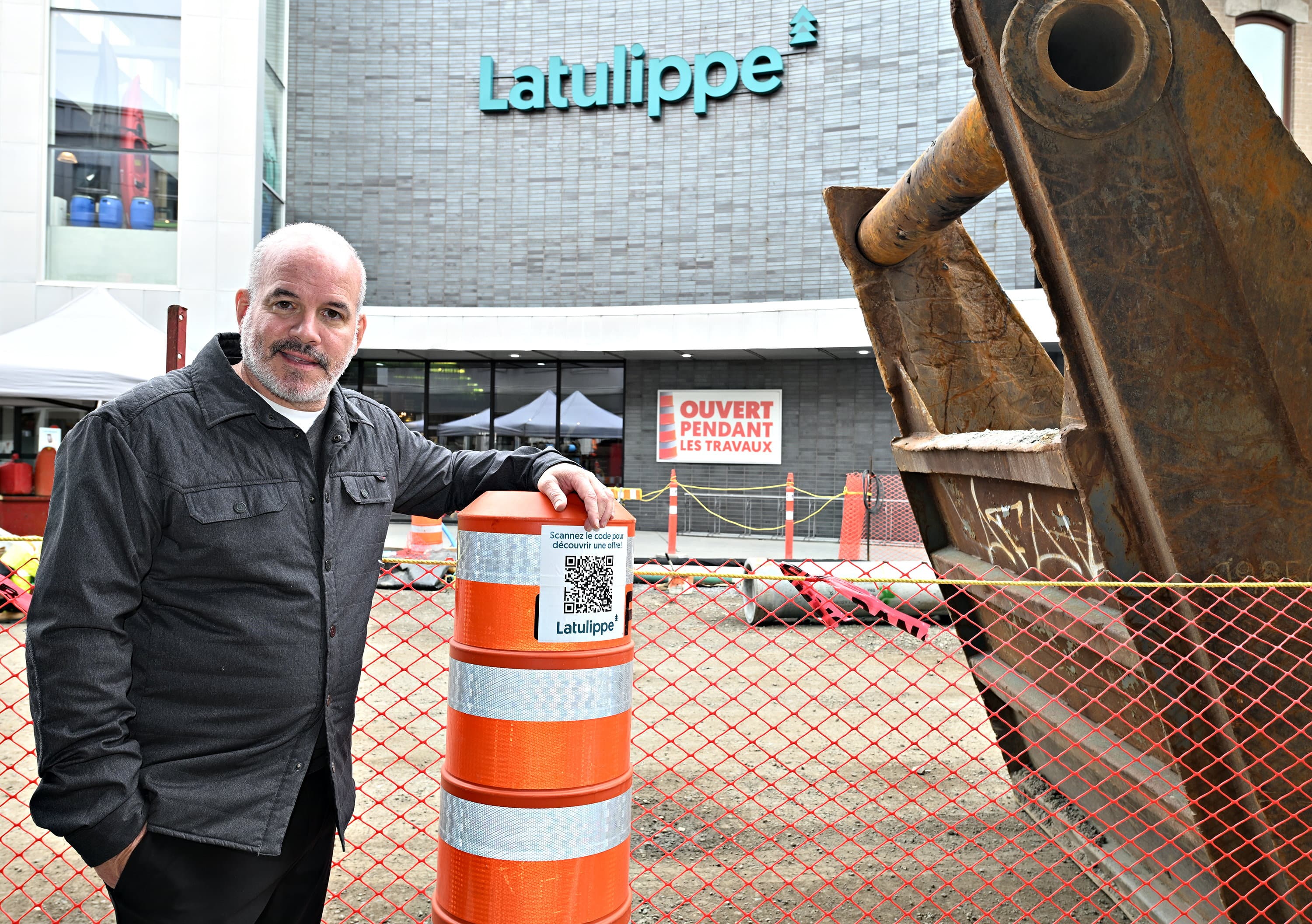 Promotion affichée à même les cônes orange: Latulippe fait un pied-de ...