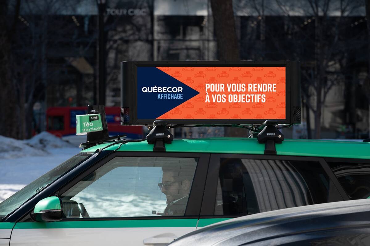 Québecor Affichage va maintenant illuminer les taxis | JDM
