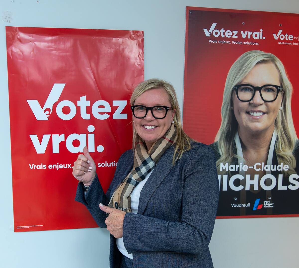 Marie-Claude Nichols conserve son fief libéral dans Vaudreuil | TVA ...
