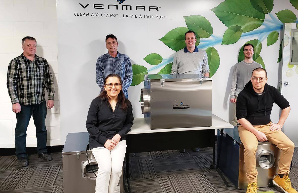 Venmar Ventilation ULC développe un appareil à pression négative en 14 ...