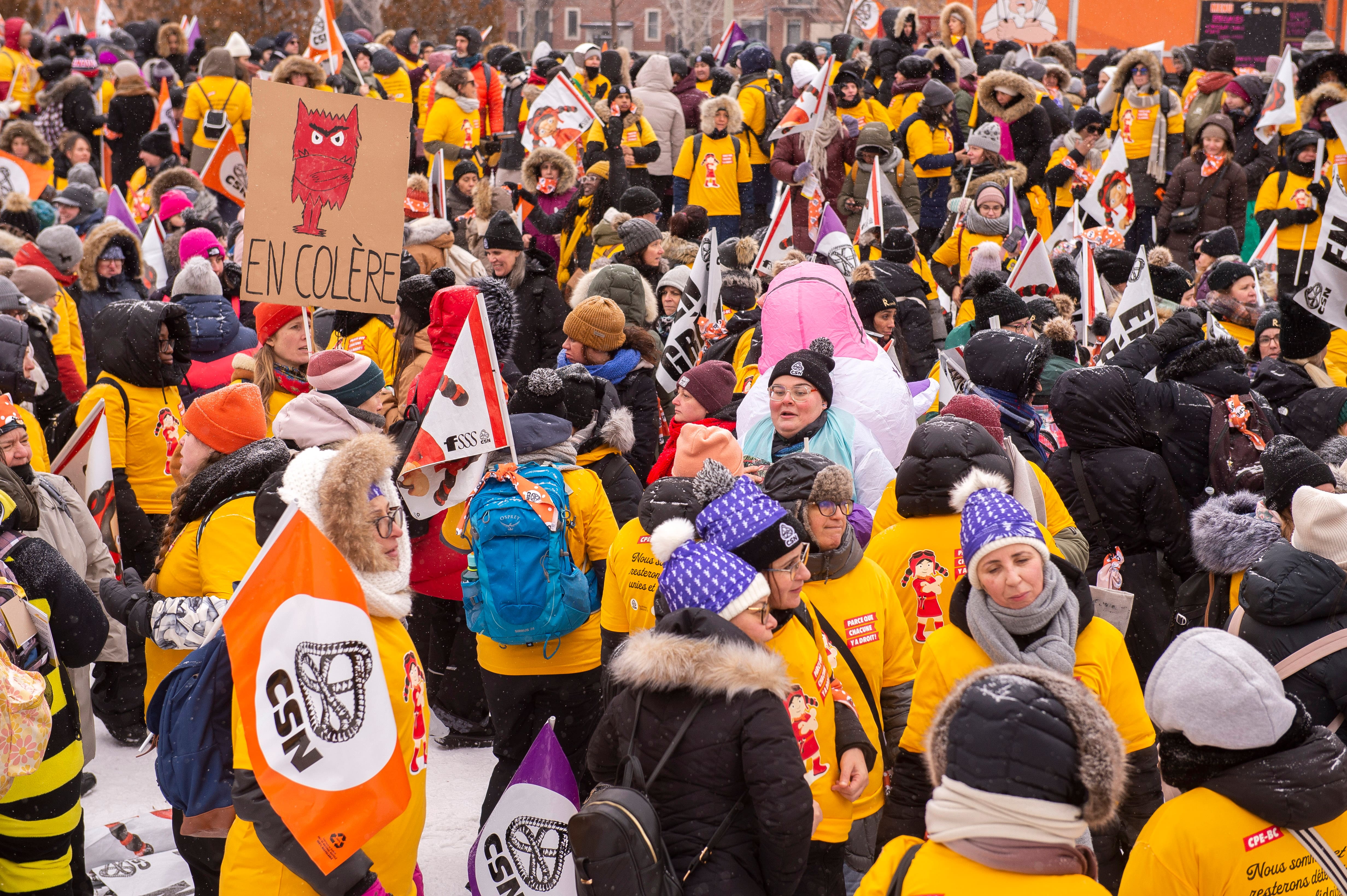Une deuxième journée de grève à venir pour les 13 000 travailleuses des ...