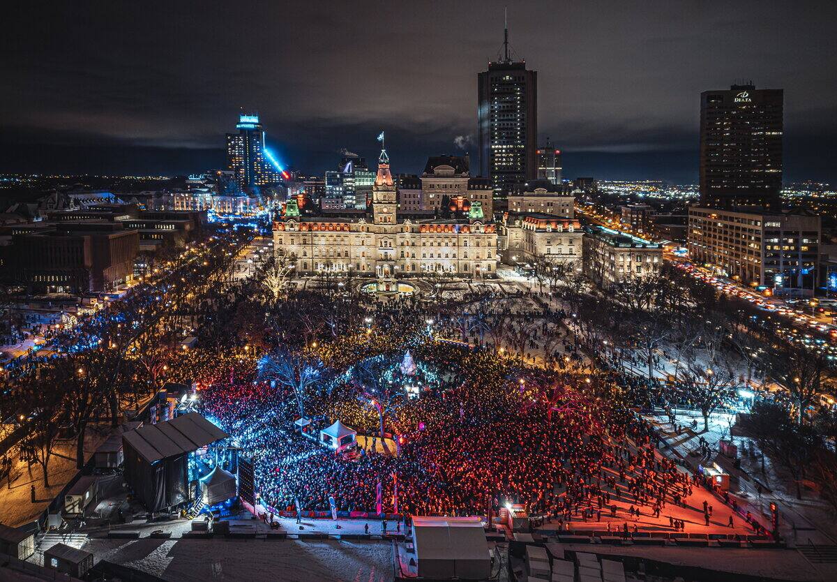 Festival Toboggan au centre-ville de Québec: record d’affluence et ...