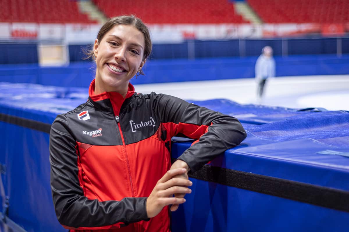 Patinage de vitesse: Florence Brunelle a retrouvé le sourire en marge ...