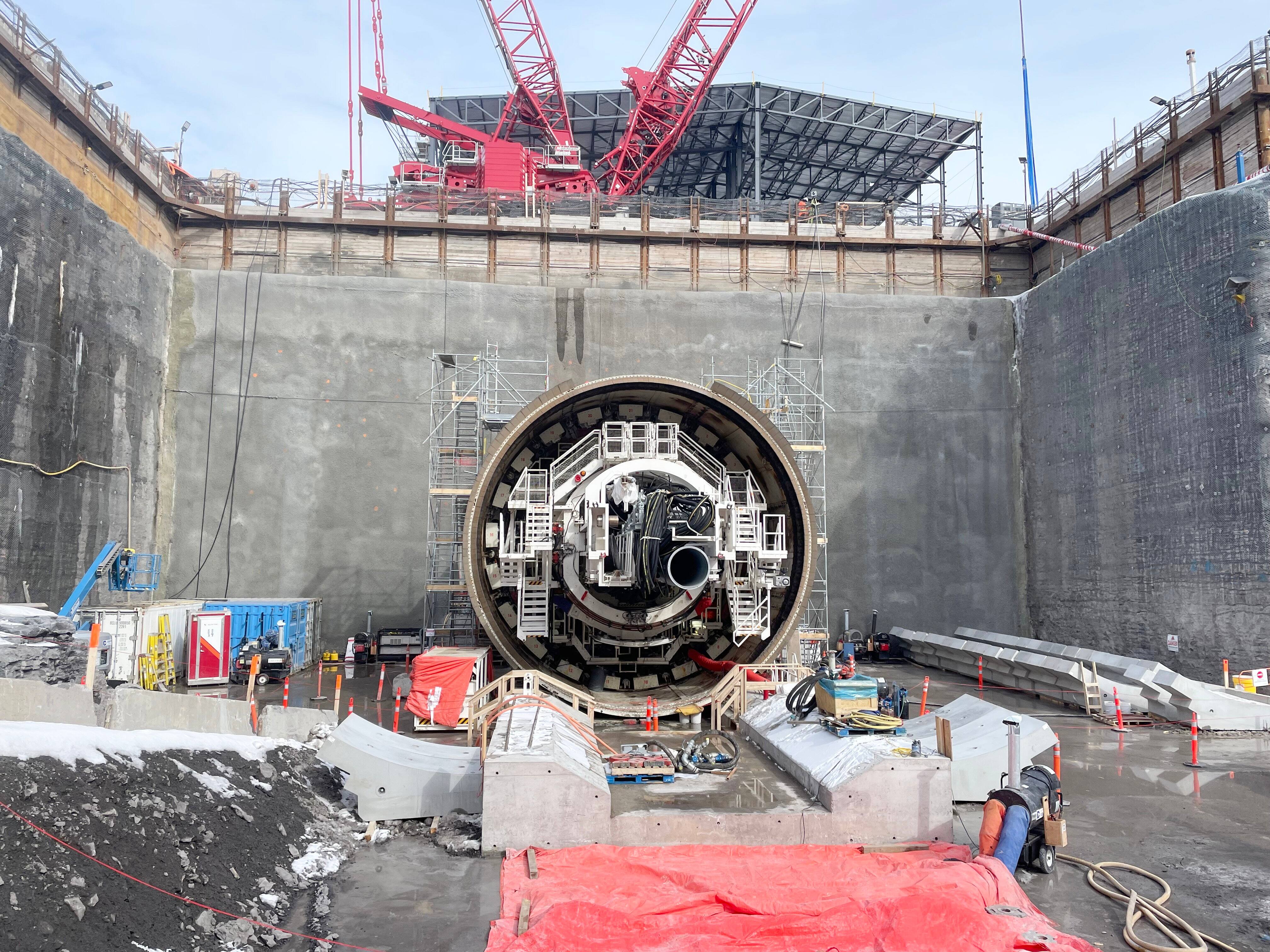 PHOTOS | Ligne bleue du métro: voici la machine qui creusera le tunnel ...