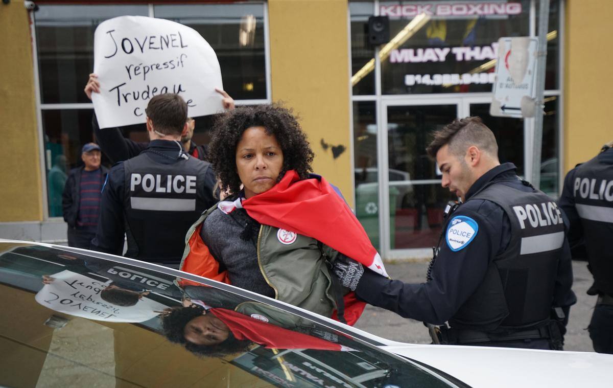 Justin Trudeau à Montréal: une manifestante agressive est interpellée | JDM