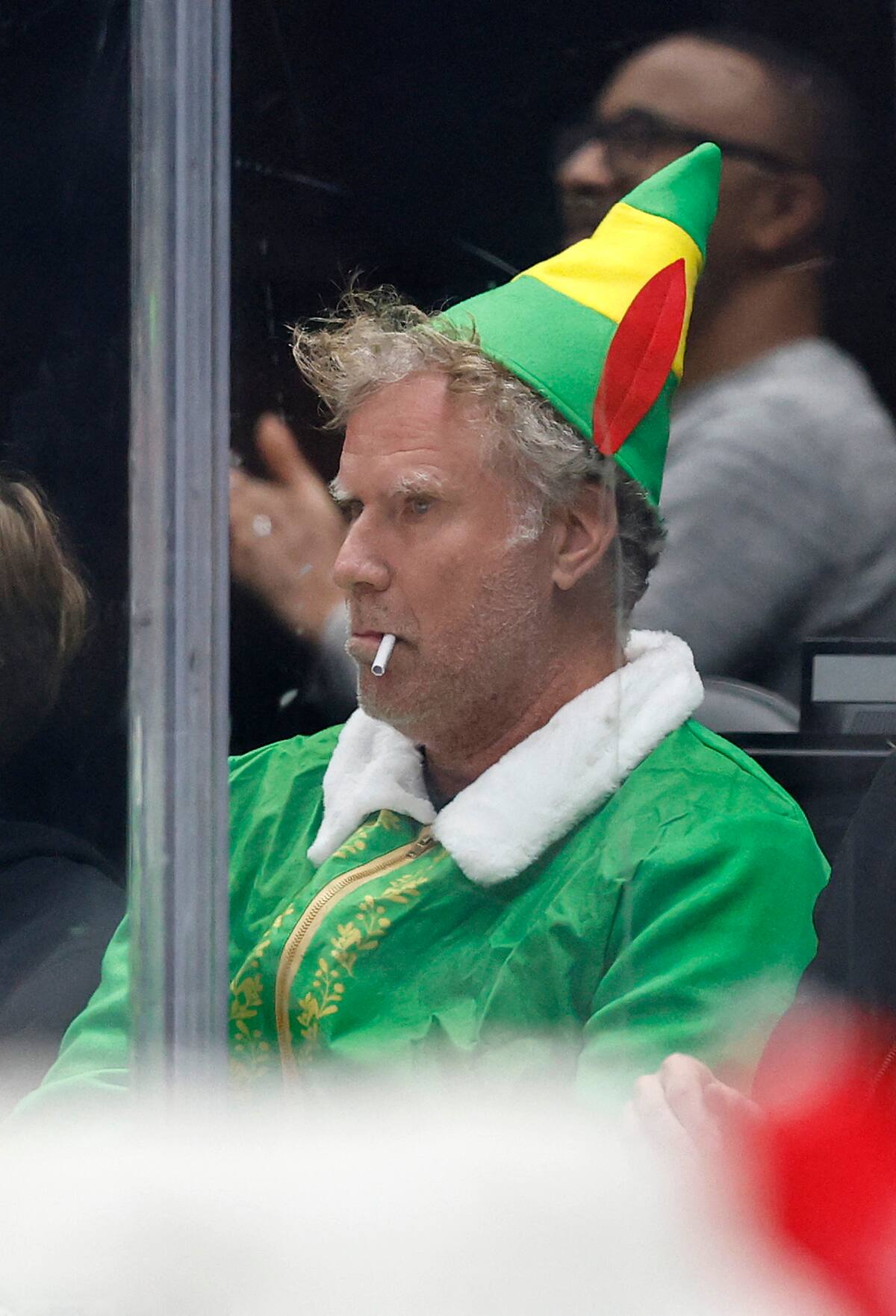 EN PHOTOS | Will Ferrell assiste à un match des Kings déguisé en Buddy ...