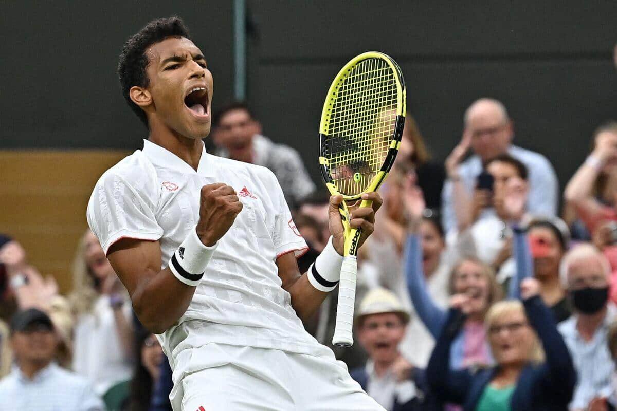 Félix Auger-Aliassime en quart à Wimbledon | TVA Nouvelles