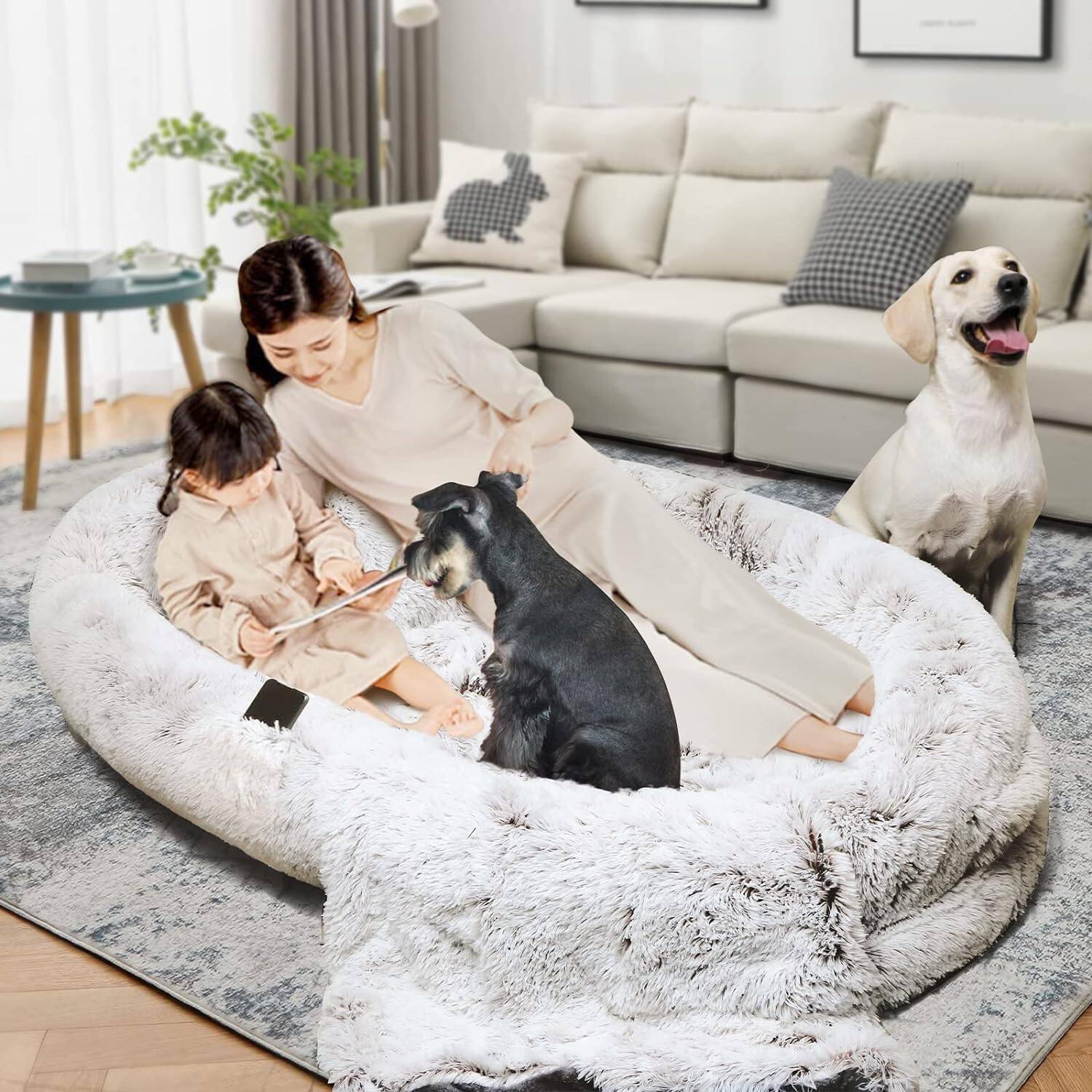 Ce lit pour chien (format humain) est le meilleur achat de l'hiver pour ...