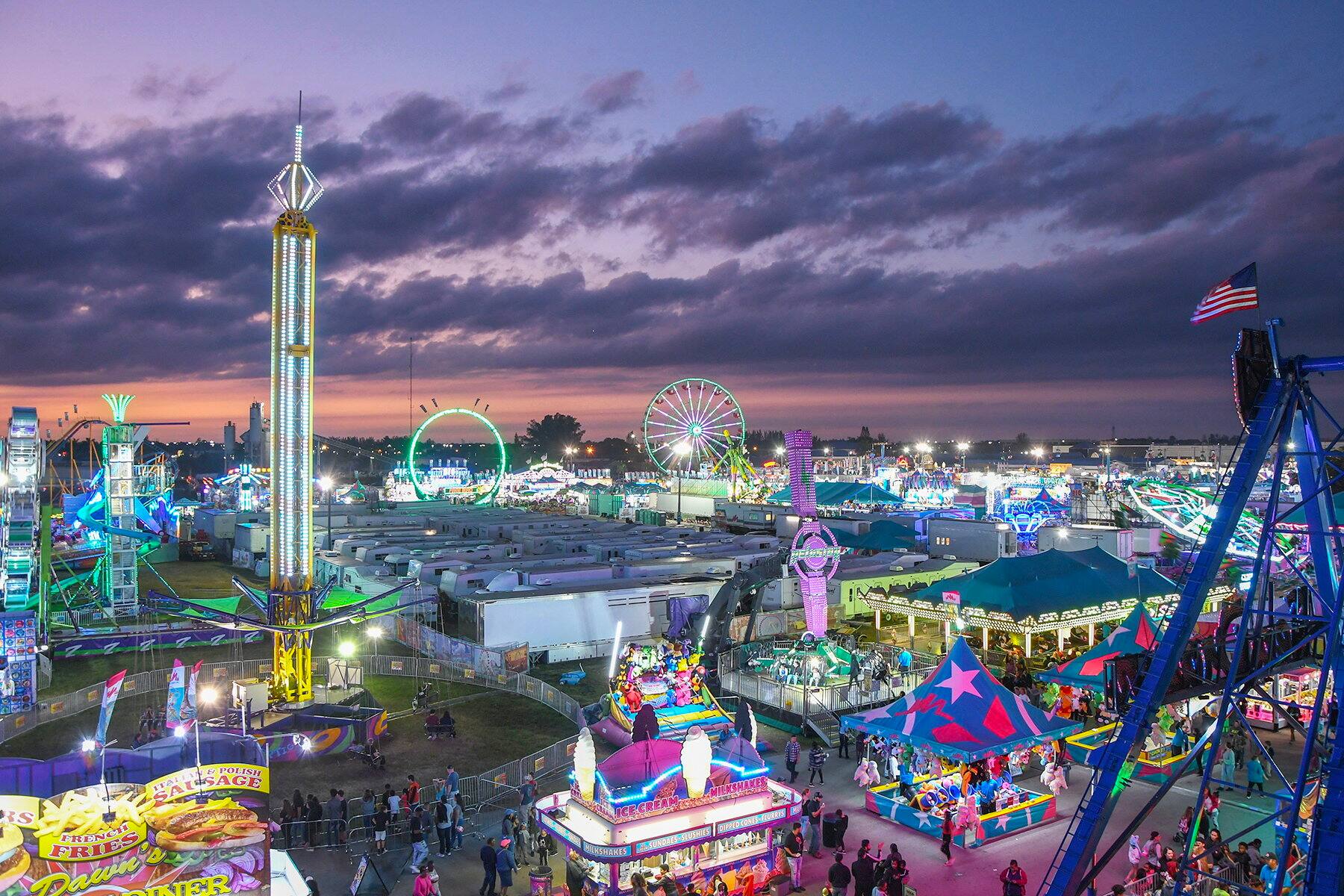 Le South Florida Fair: bouffe bizarroïde, manèges excitants et autres ...