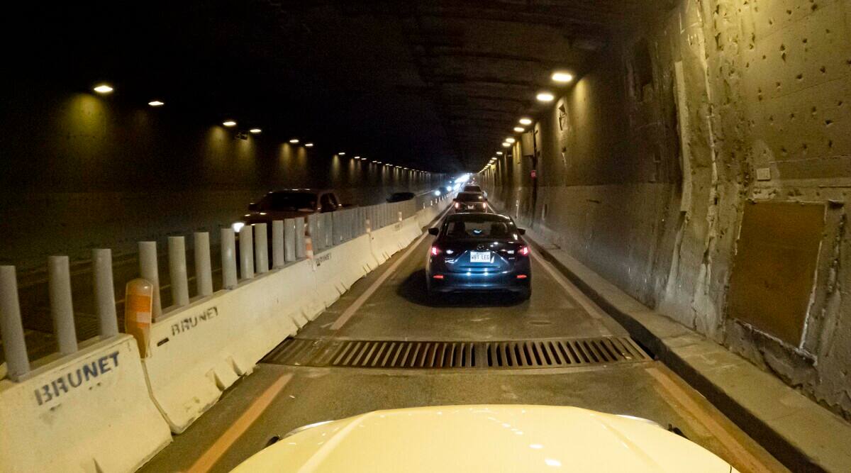 Les travaux reprennent dans le tunnel Louis-Hippolyte-La Fontaine | TVA Nouvelles