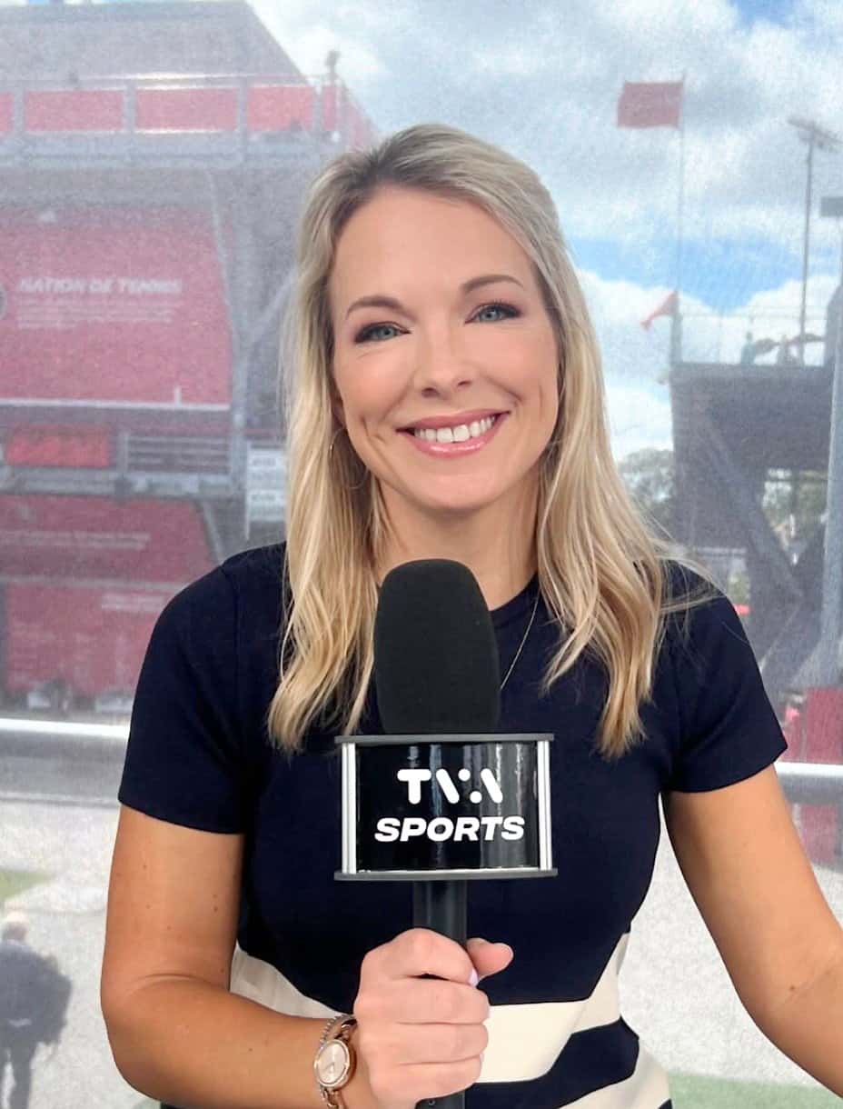 En compagnie de son conjoint, Marc-Édouard Vlasic: l’animatrice et ...